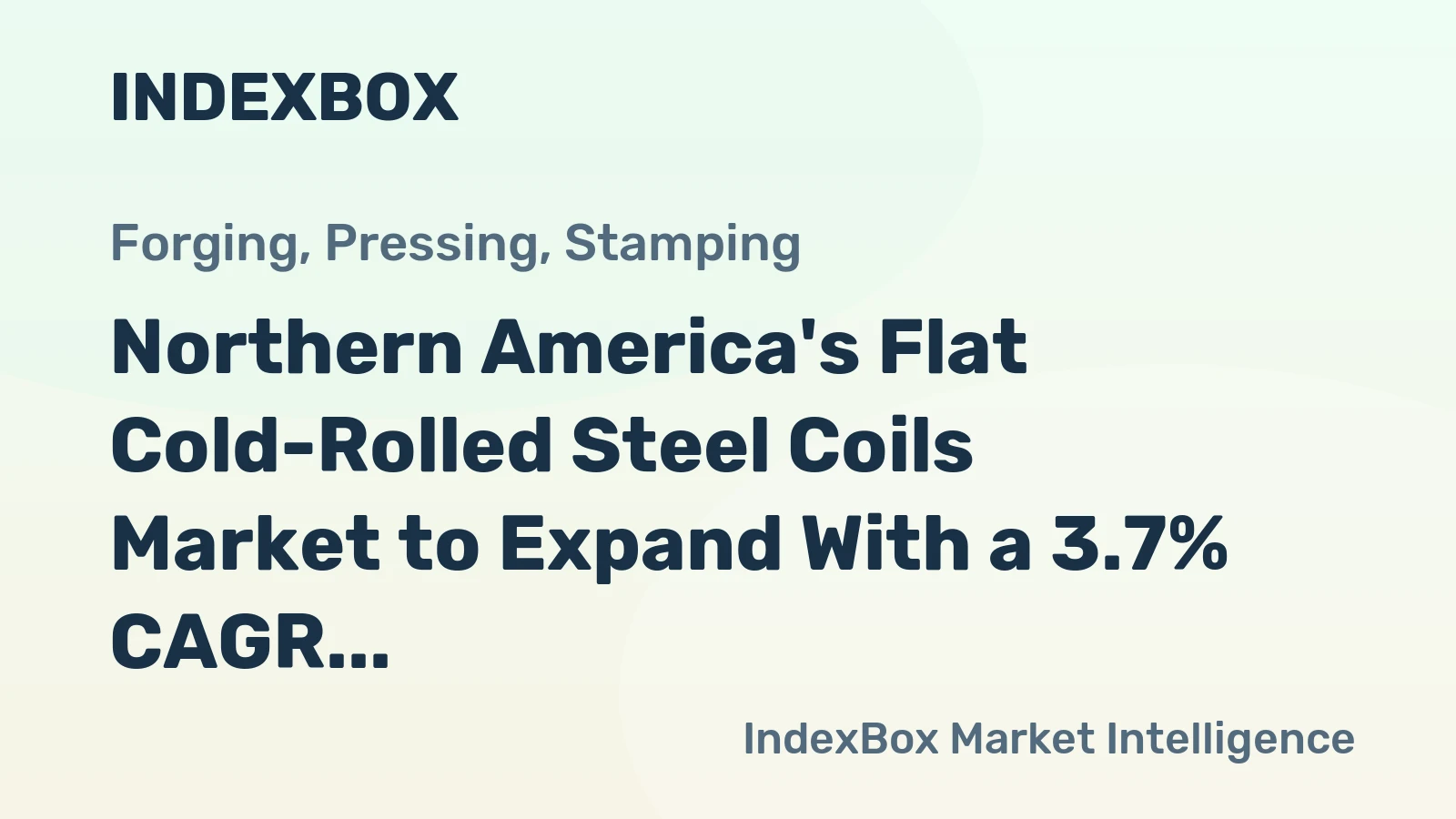 Northern America's Flat Cold-Rolled Steel Coils Market to Expand With a 3.7% CAGR Through 2035