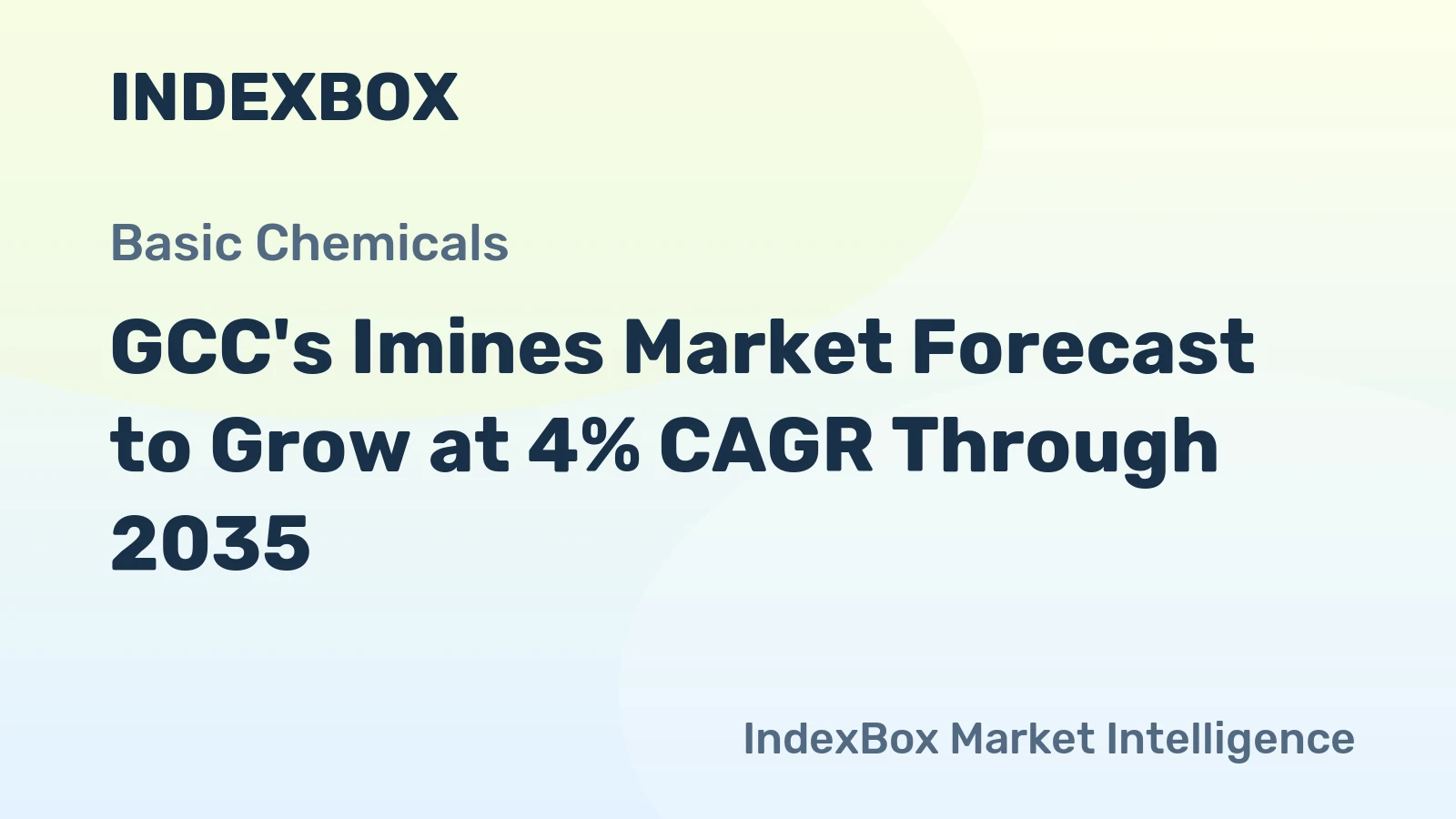 GCC's Imines Market Forecast to Grow at 4% CAGR Through 2035