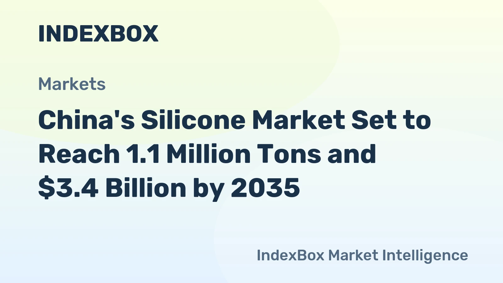 China's Silicone Market Set to Reach 1.1 Million Tons and $3.4 Billion by 2035