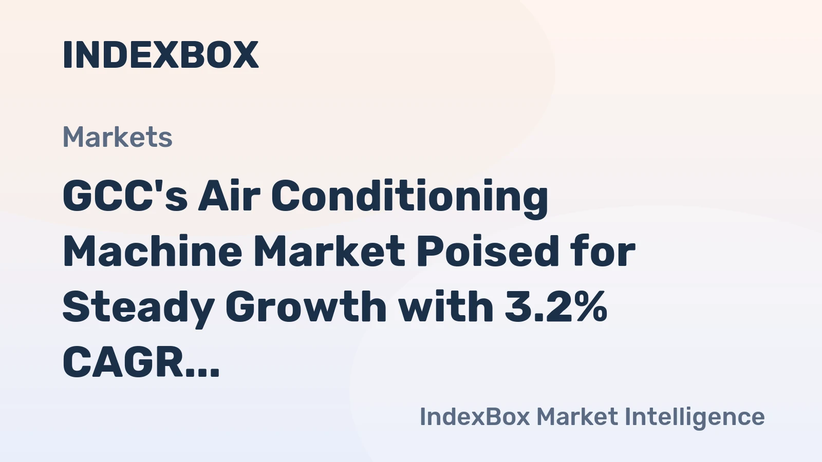 GCC's Air Conditioning Machine Market Poised for Steady Growth with 3.2% CAGR