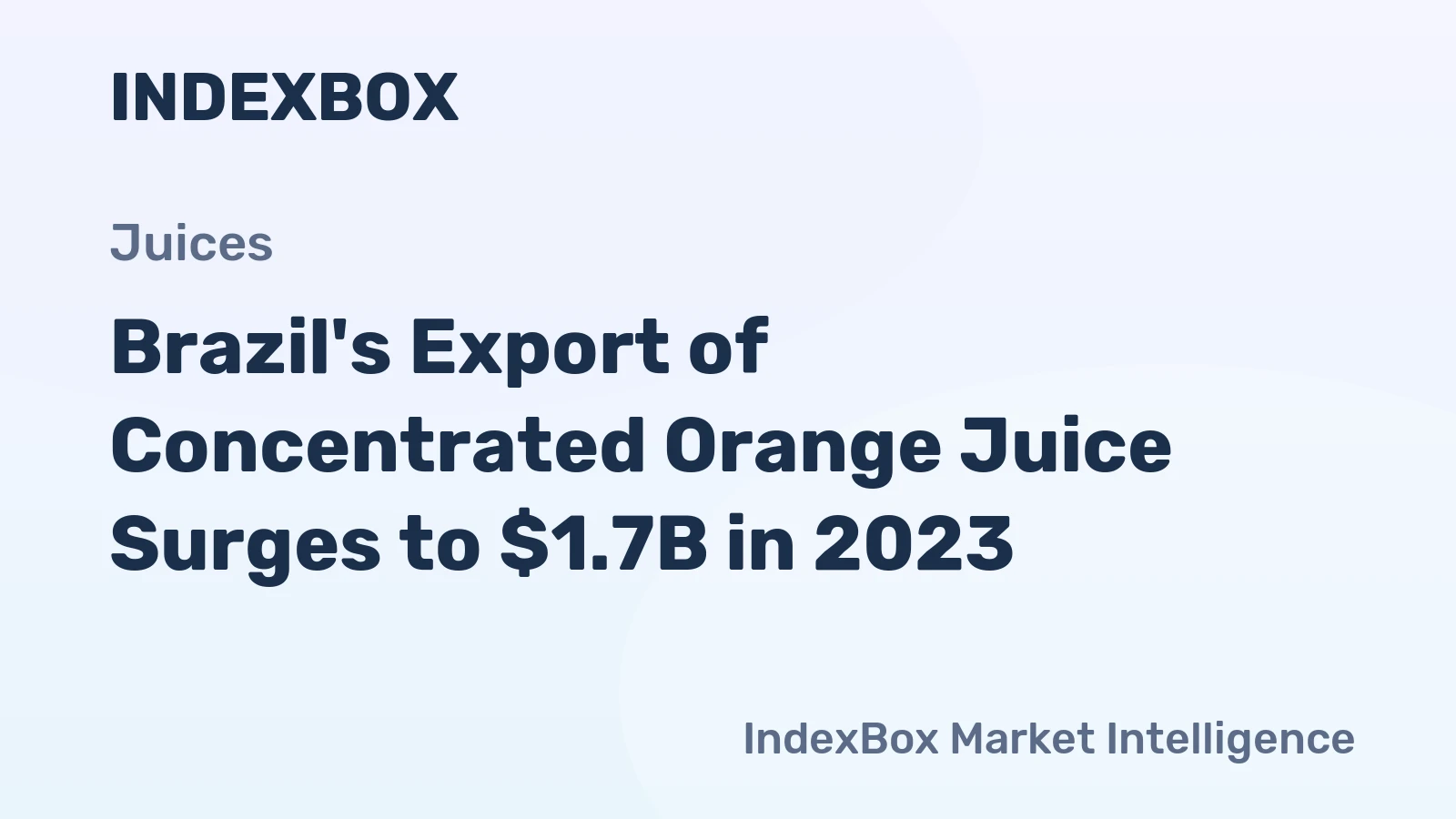 Brazil's Export of Concentrated Orange Juice Surges to $1.7B in 2023