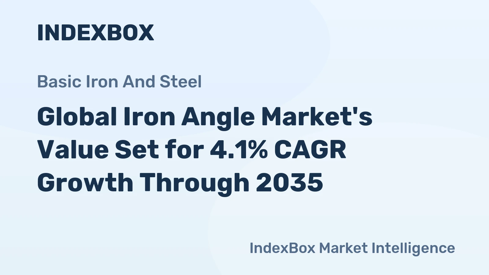 Global Iron Angle Market's Value Set for 4.1% CAGR Growth Through 2035