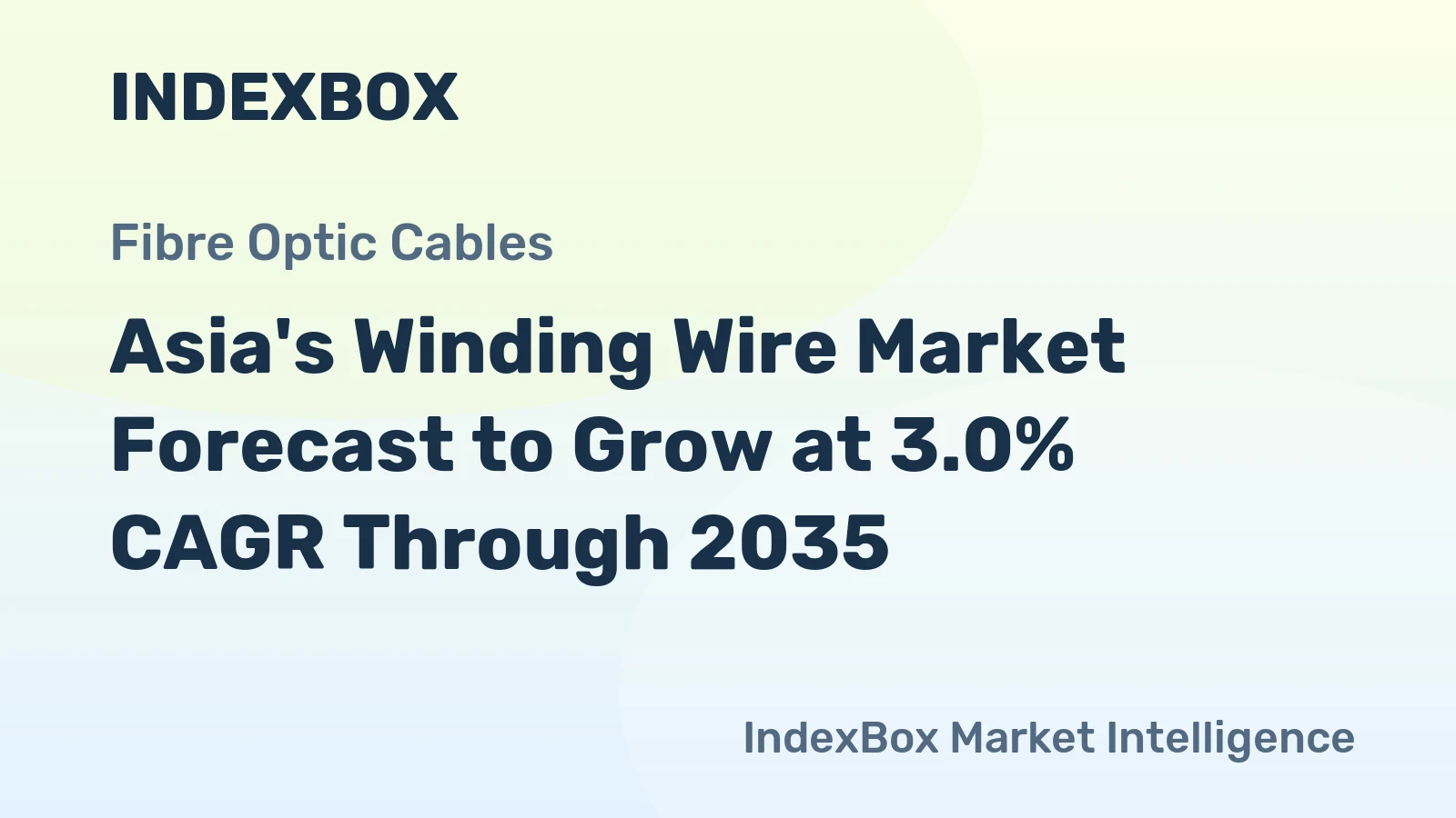 Asia's Winding Wire Market Forecast to Grow at 3.0% CAGR Through 2035