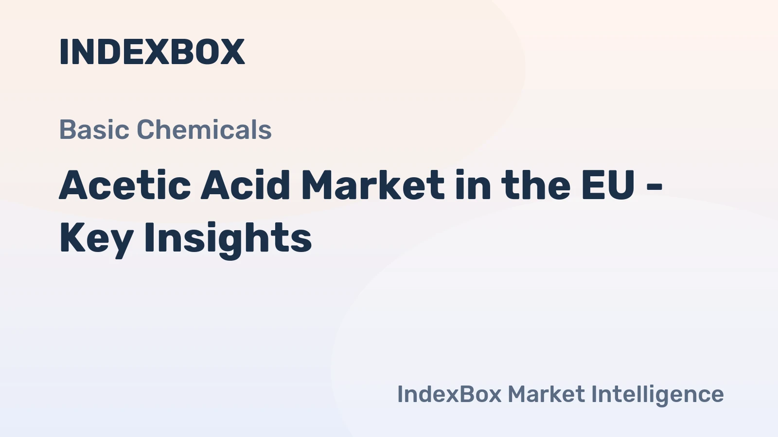 Acetic Acid Market in the EU - Key Insights