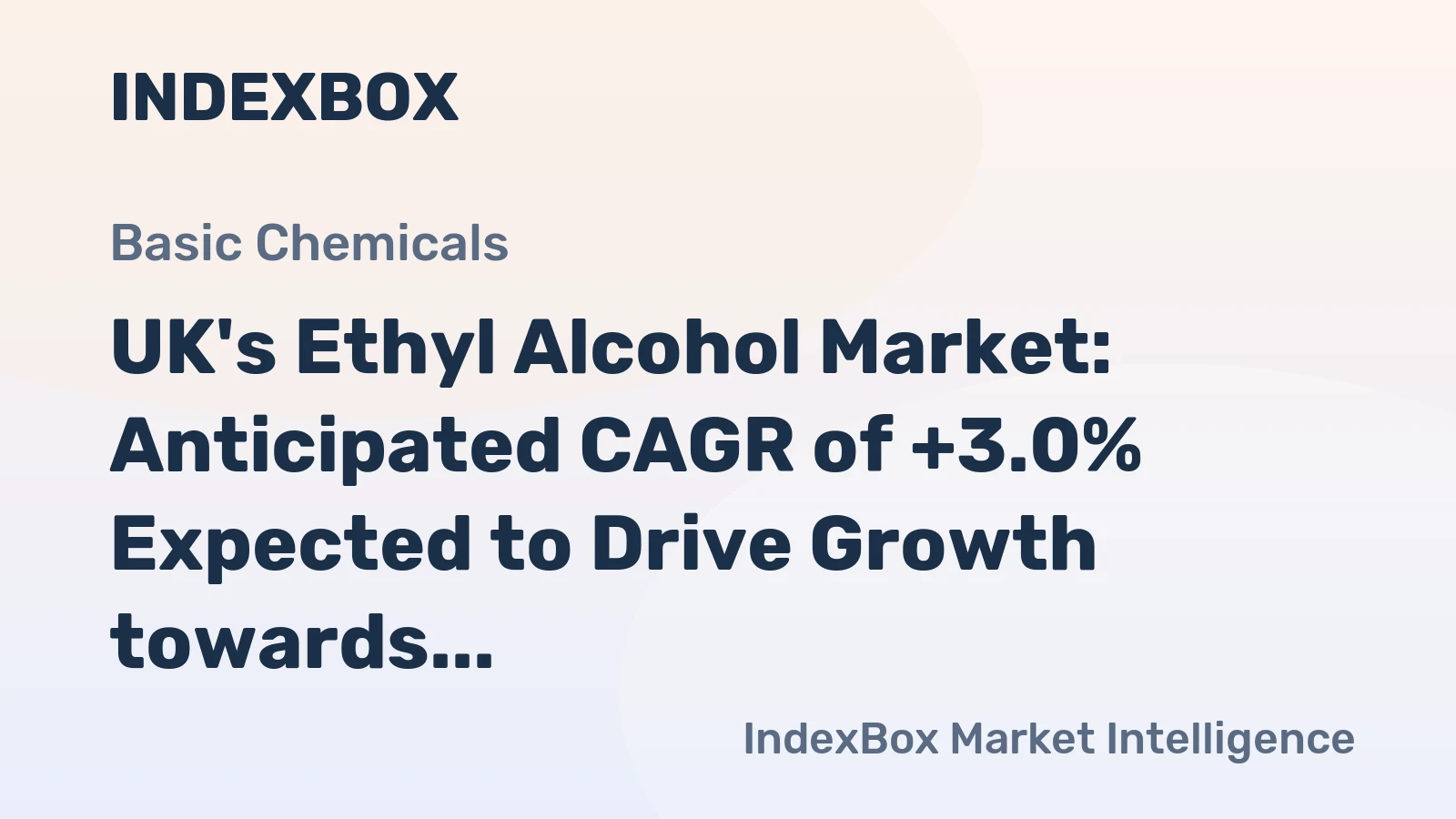 UK's Ethyl Alcohol Market: Anticipated CAGR of +3.0% Expected to Drive Growth towards 1.5B Litres by 2035