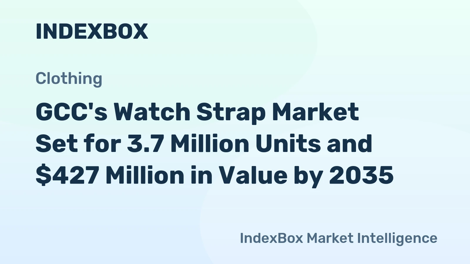 GCC's Watch Strap Market Set for 3.7 Million Units and $427 Million in Value by 2035