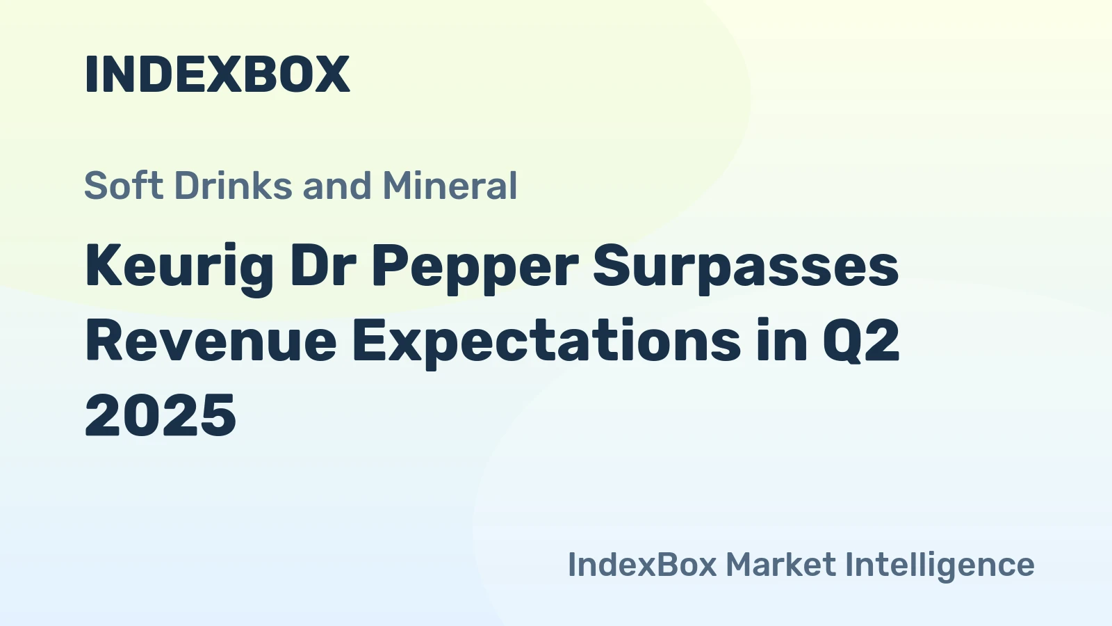 Keurig Dr Pepper Surpasses Revenue Expectations in Q2 2025