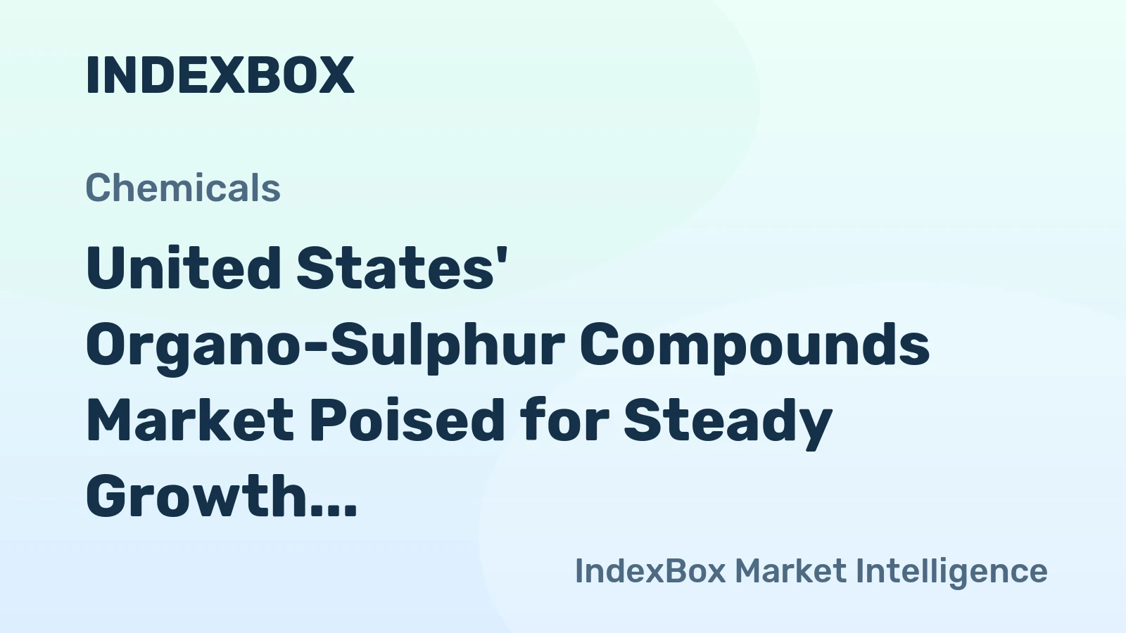 United States' Organo-Sulphur Compounds Market Poised for Steady Growth With 2.9% Volume CAGR