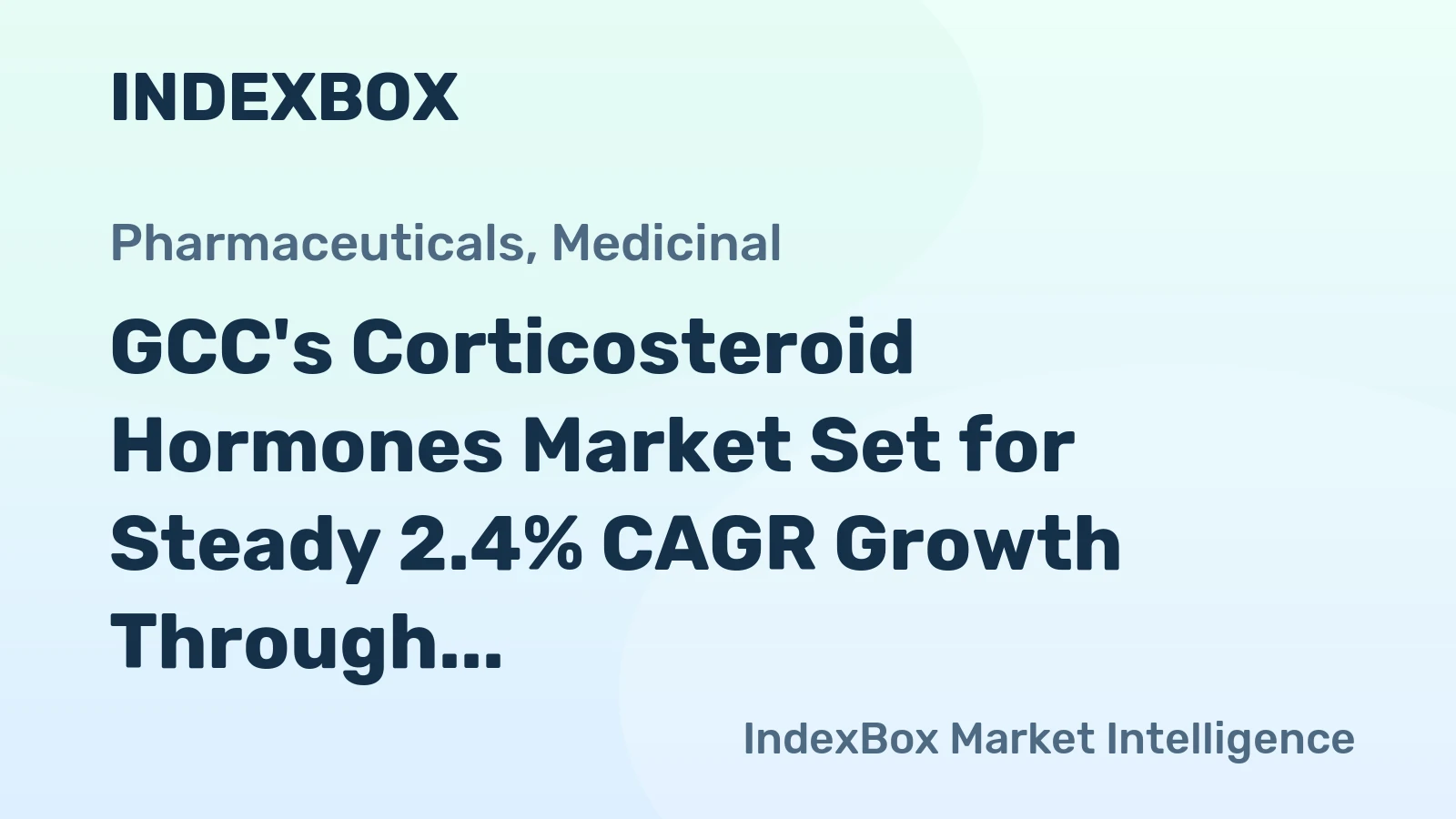 GCC's Corticosteroid Hormones Market Set for Steady 2.4% CAGR Growth Through 2035