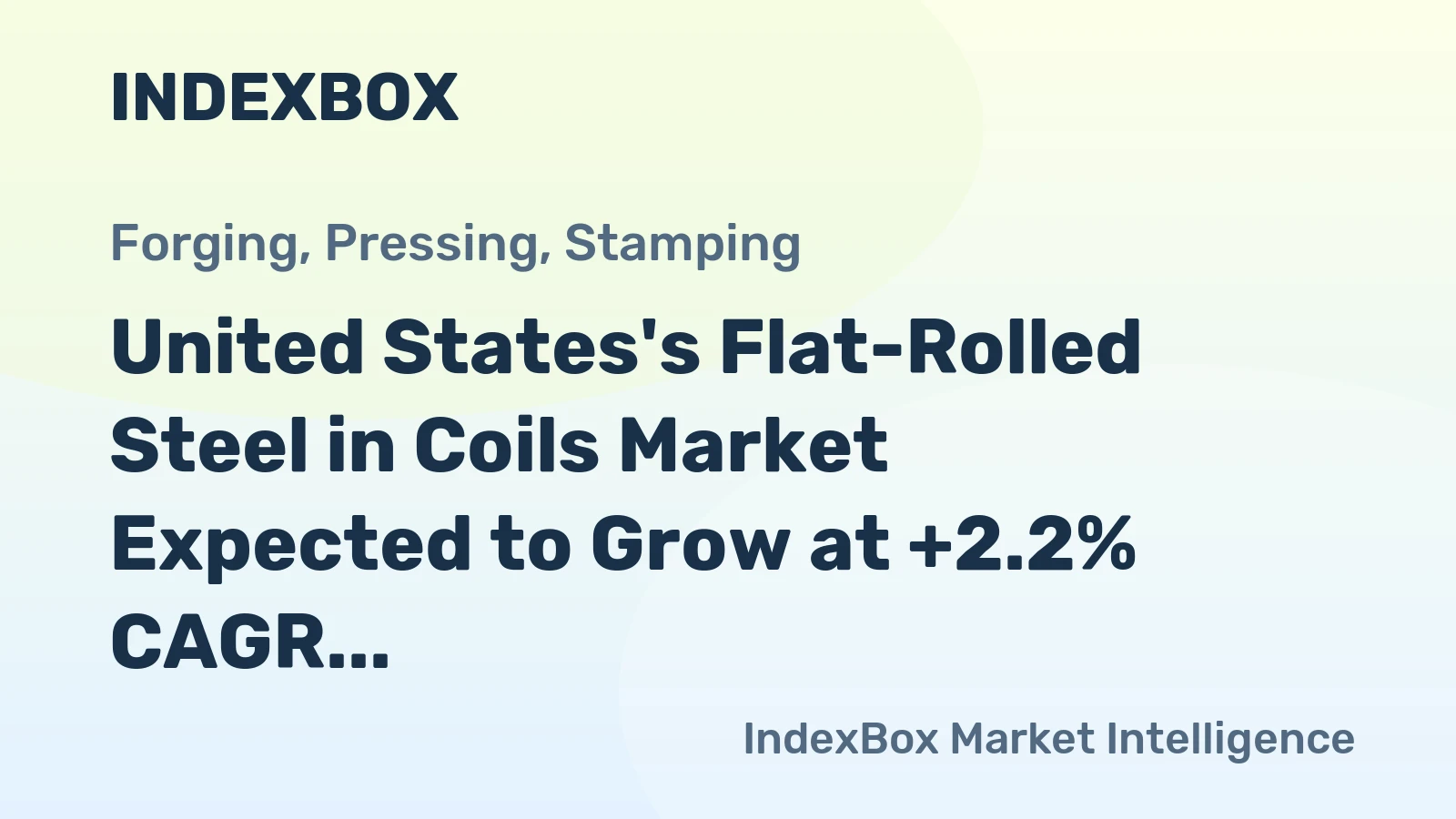 United States's Flat-Rolled Steel in Coils Market Expected to Grow at +2.2% CAGR Over Next Decade