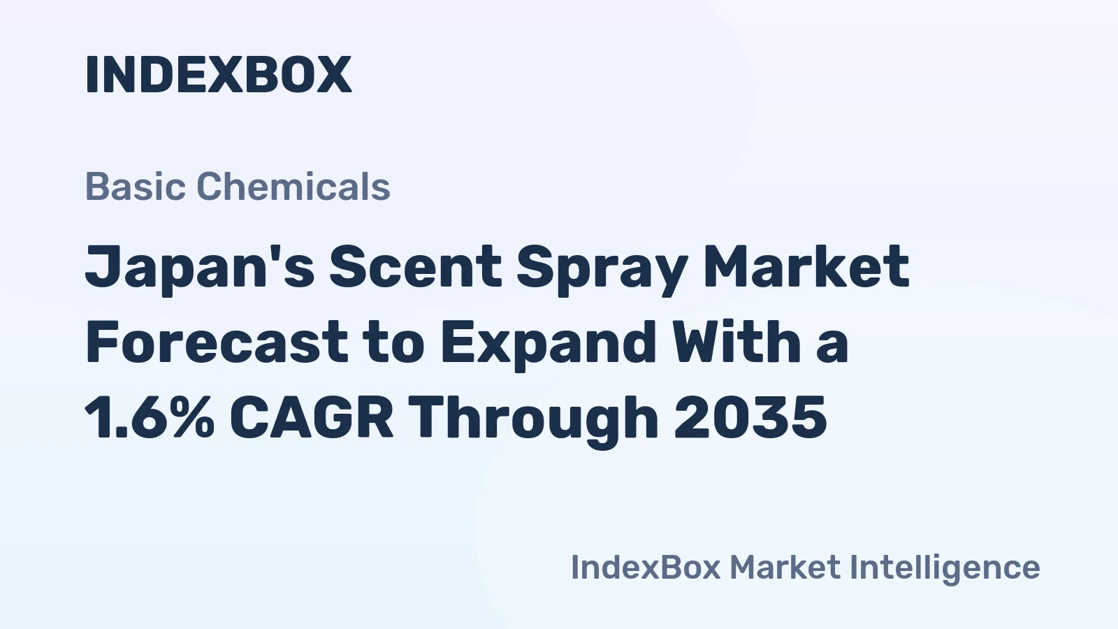 Japan's Scent Spray Market Forecast to Expand With a 1.6% CAGR Through 2035