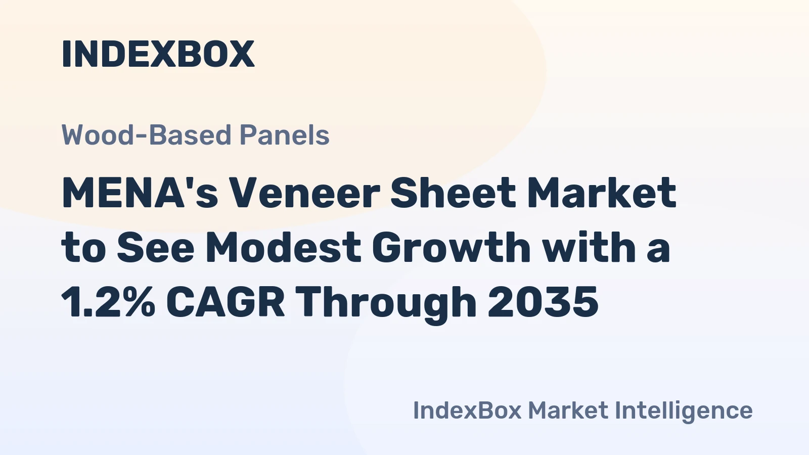 MENA's Veneer Sheet Market to See Modest Growth with a 1.2% CAGR Through 2035