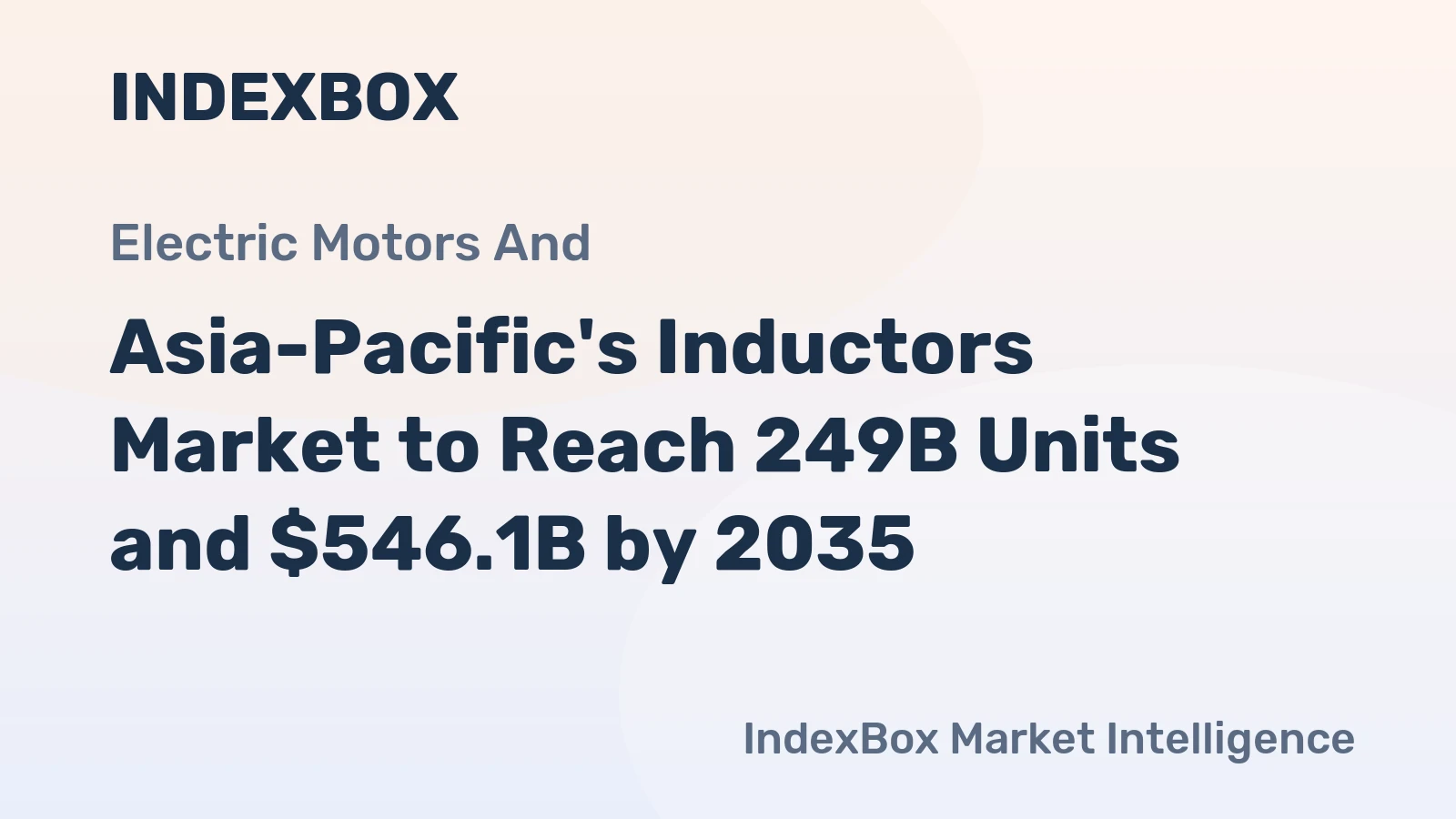 Asia-Pacific's Inductors Market to Reach 249B Units and $546.1B by 2035