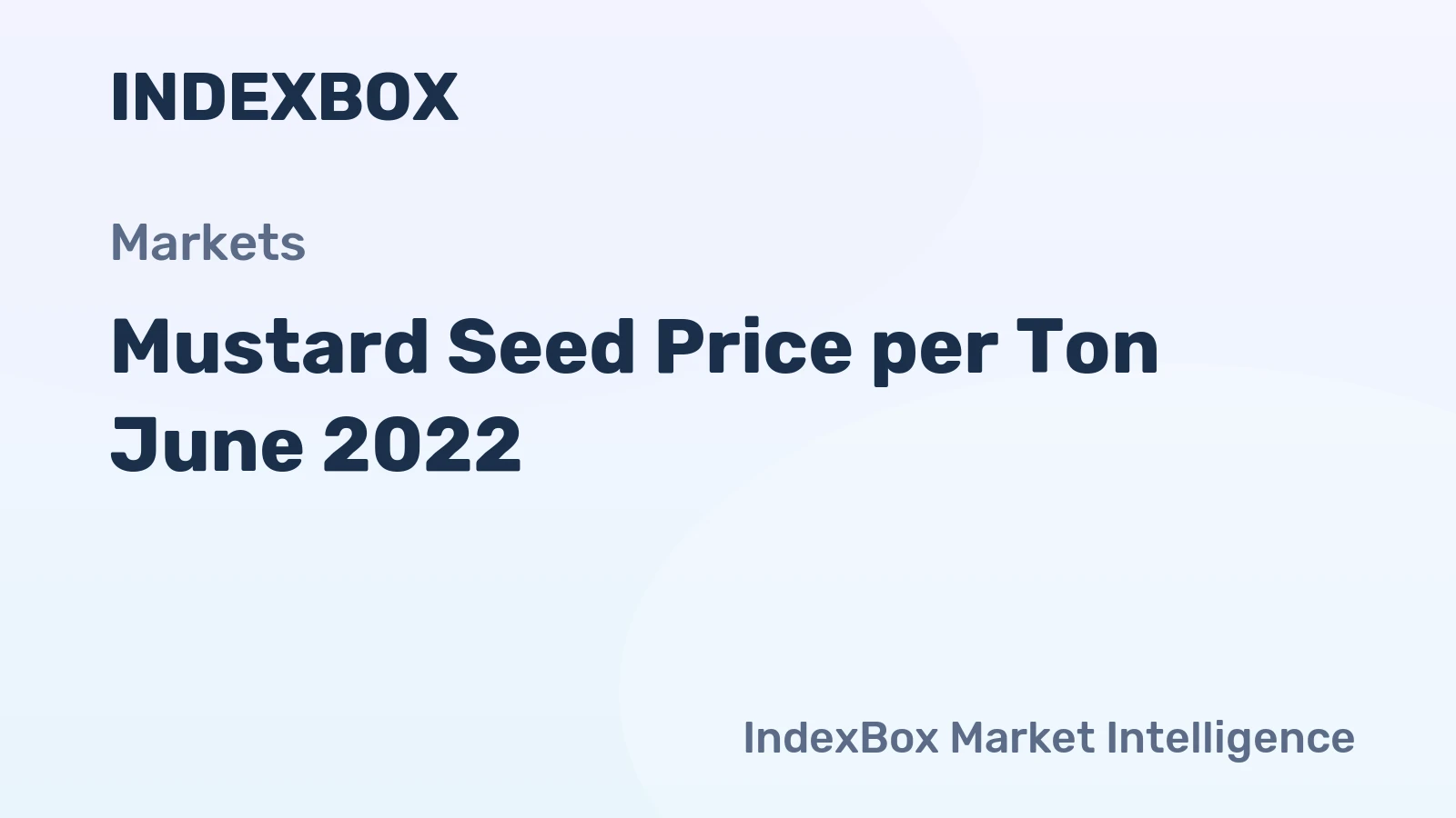 Mustard Seed Price per Ton June 2022
