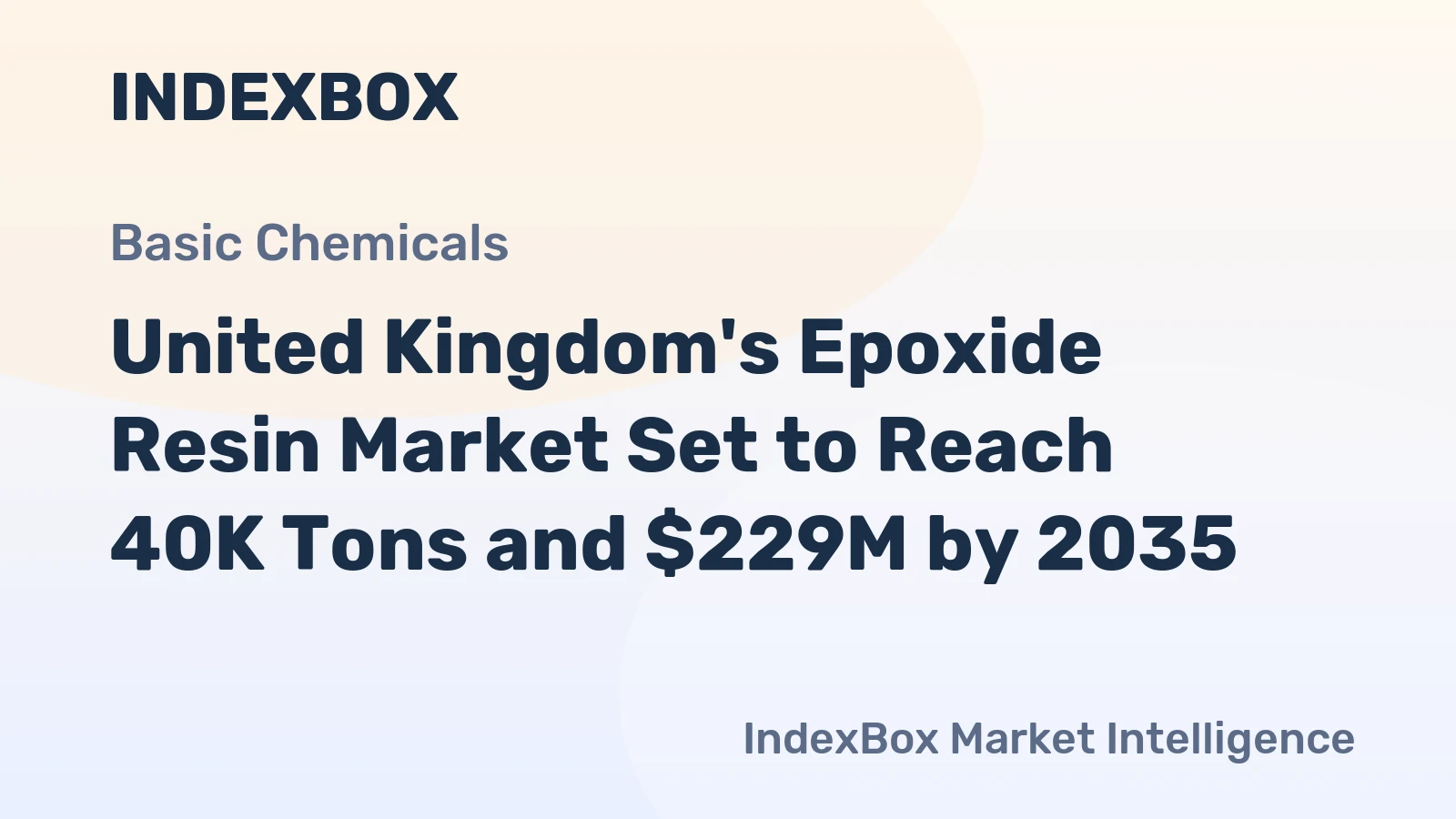 United Kingdom's Epoxide Resin Market Set to Reach 40K Tons and $229M by 2035