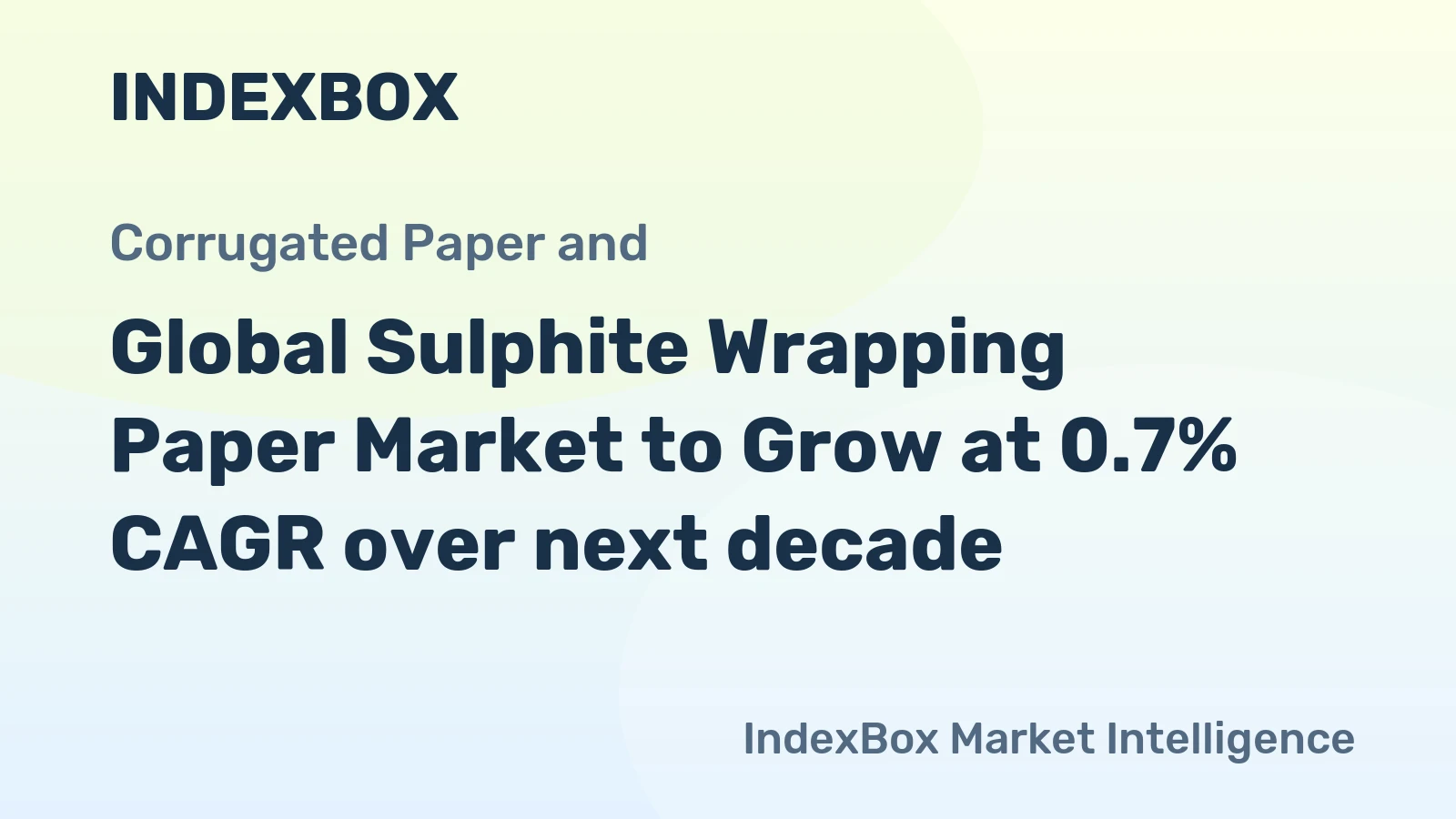 Global Sulphite Wrapping Paper Market to Grow at 0.7% CAGR over next decade