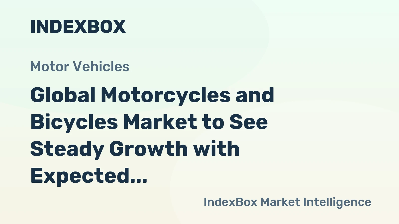 Global Motorcycles and Bicycles Market to See Steady Growth with Expected CAGR of +1.6% from 2024 to 2035