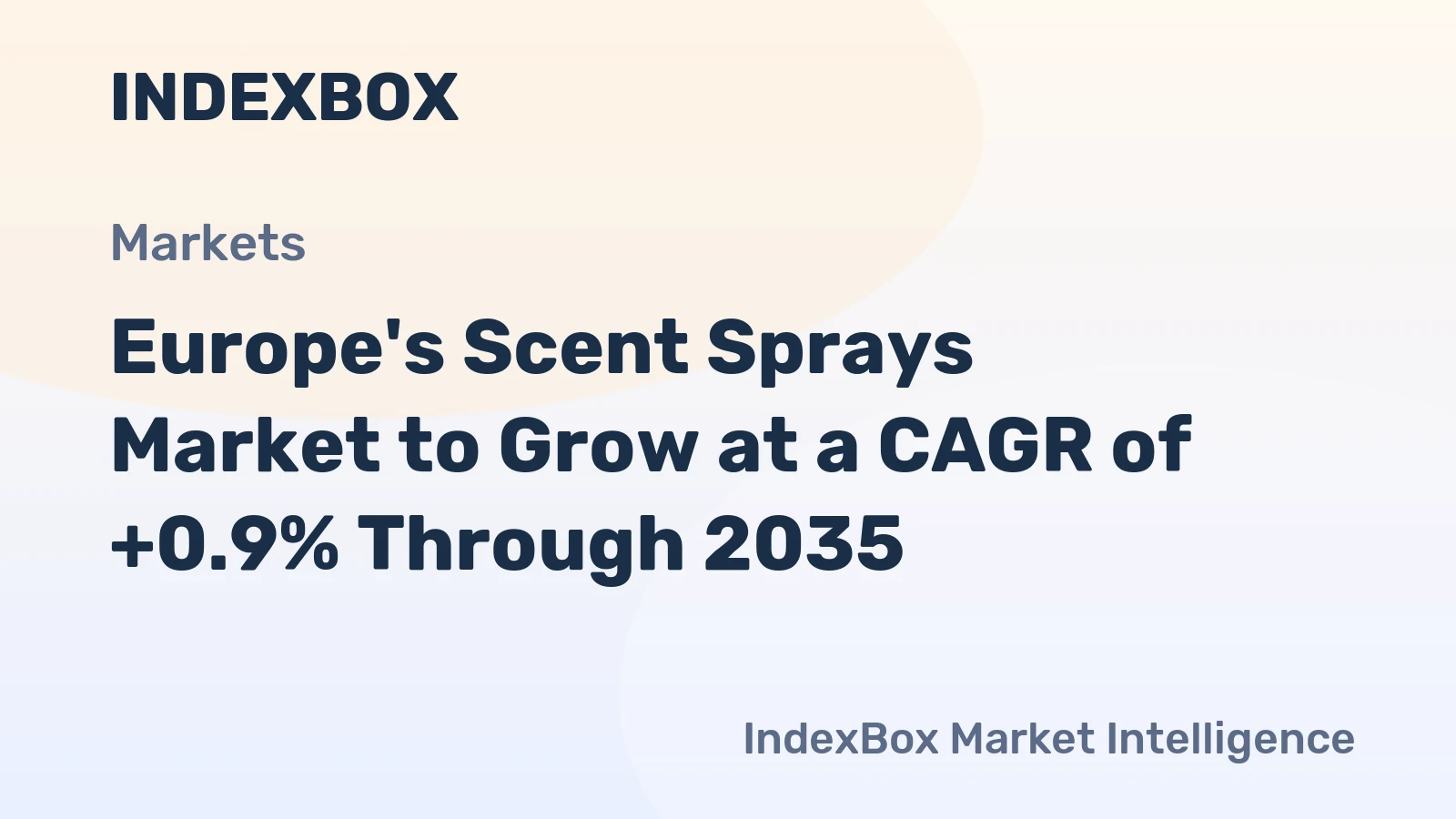 Europe's Scent Sprays Market to Grow at a CAGR of +0.9% Through 2035