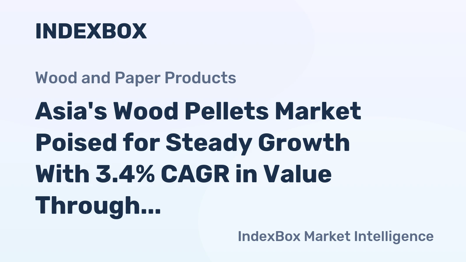 Asia's Wood Pellets Market Poised for Steady Growth With 3.4% CAGR in Value Through 2035