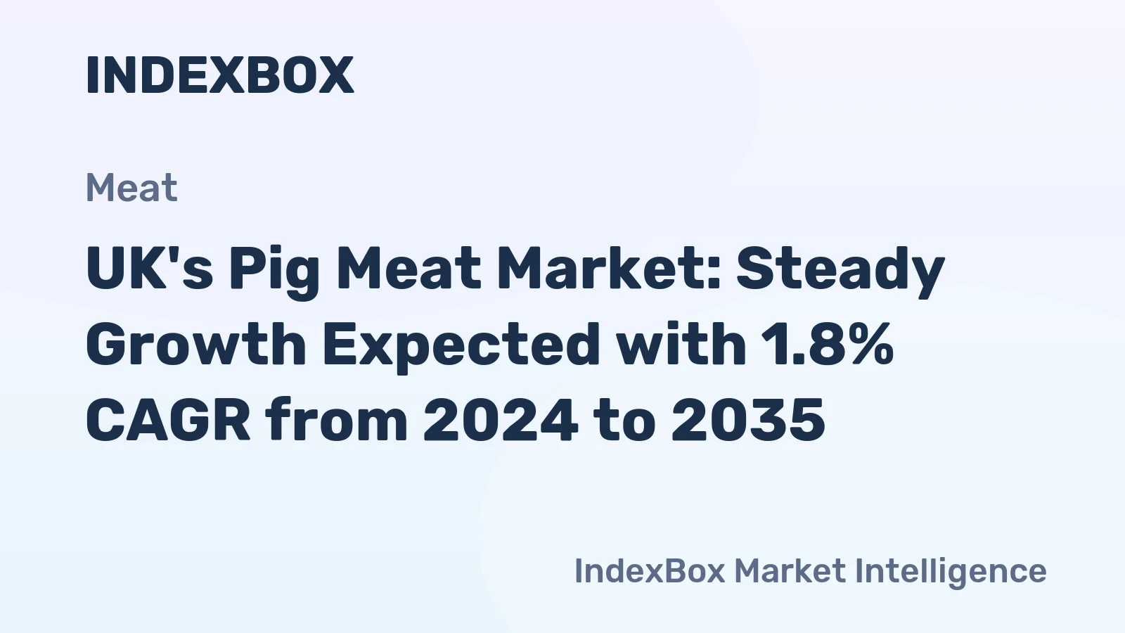 UK's Pig Meat Market: Steady Growth Expected with 1.8% CAGR from 2024 to 2035