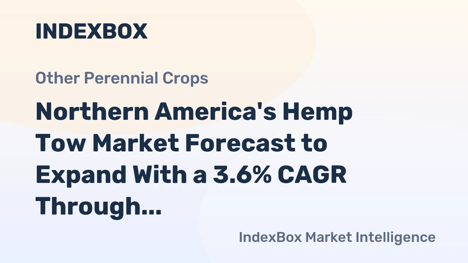 Northern America's Hemp Tow Market Forecast to Expand With a 3.6% CAGR Through 2035