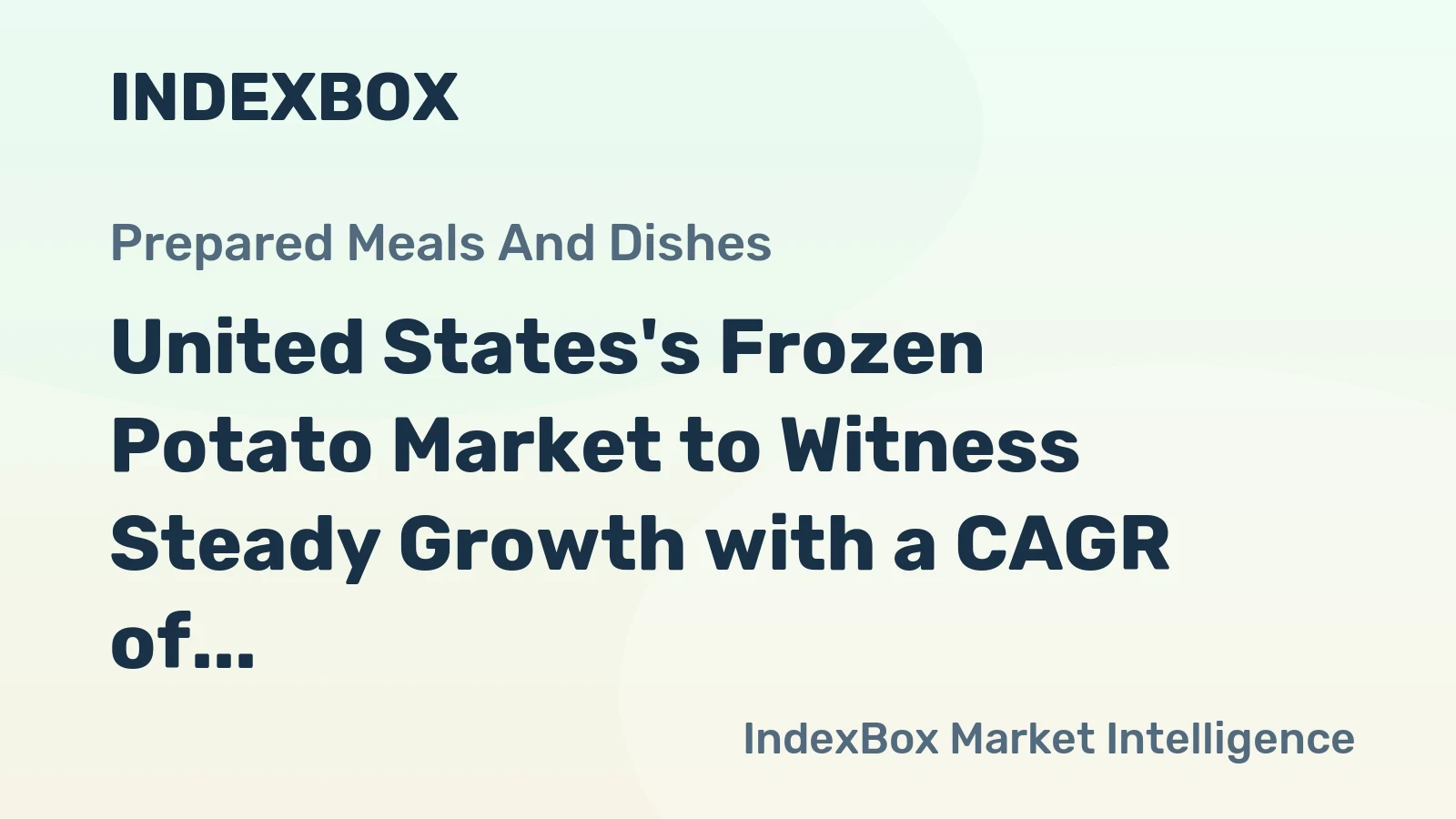 United States's Frozen Potato Market to Witness Steady Growth with a CAGR of +1.9% from 2024 to 2035
