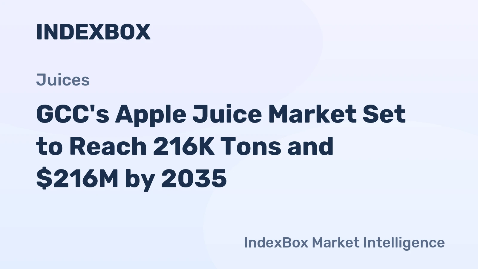 GCC's Apple Juice Market Set to Reach 216K Tons and $216M by 2035