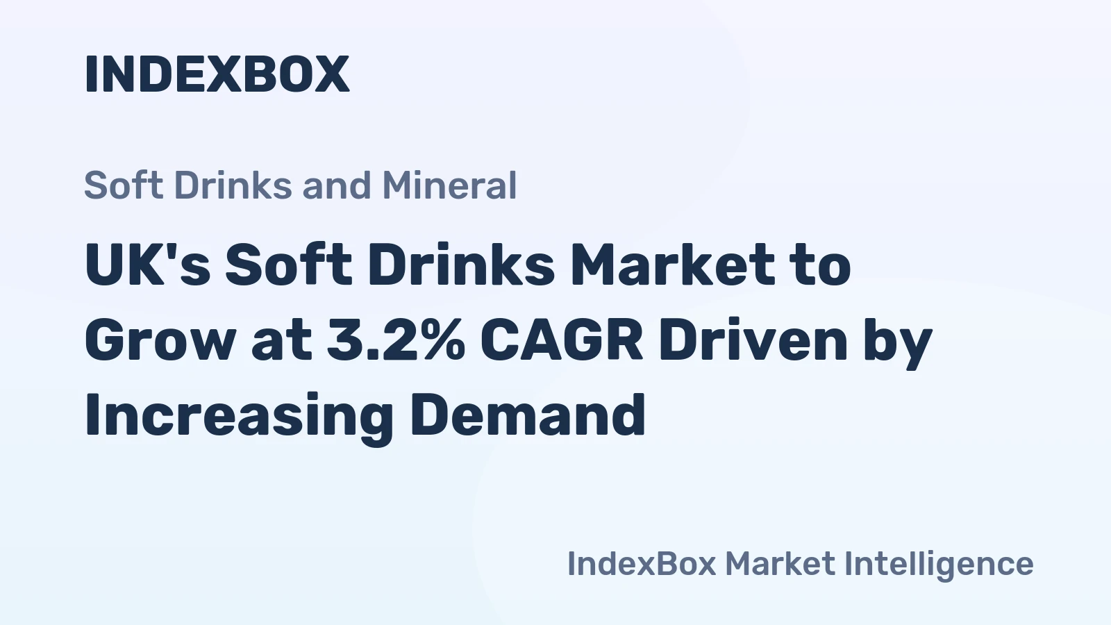 UK's Soft Drinks Market to Grow at 3.2% CAGR Driven by Increasing Demand