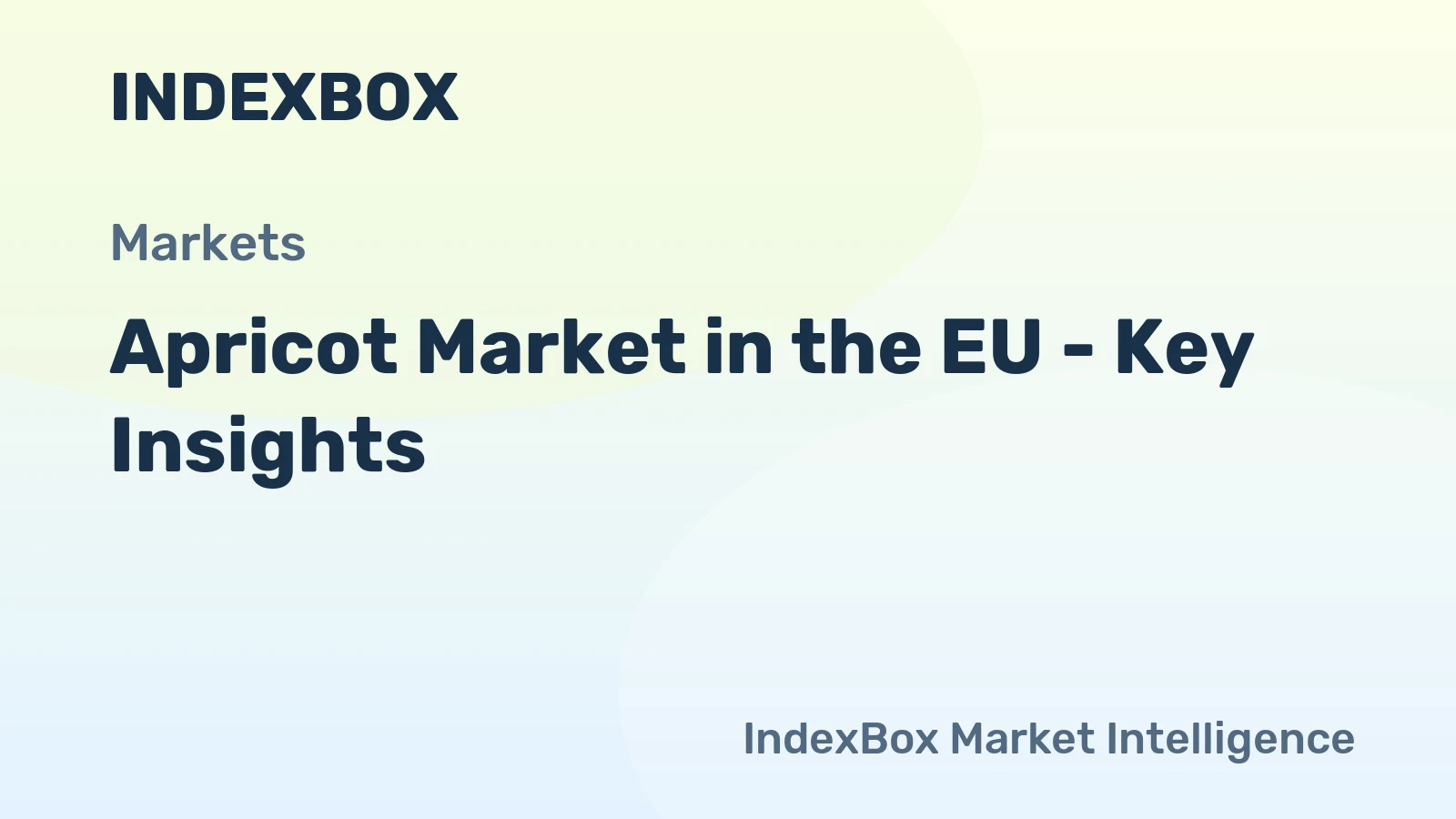 Apricot Market in the EU - Key Insights