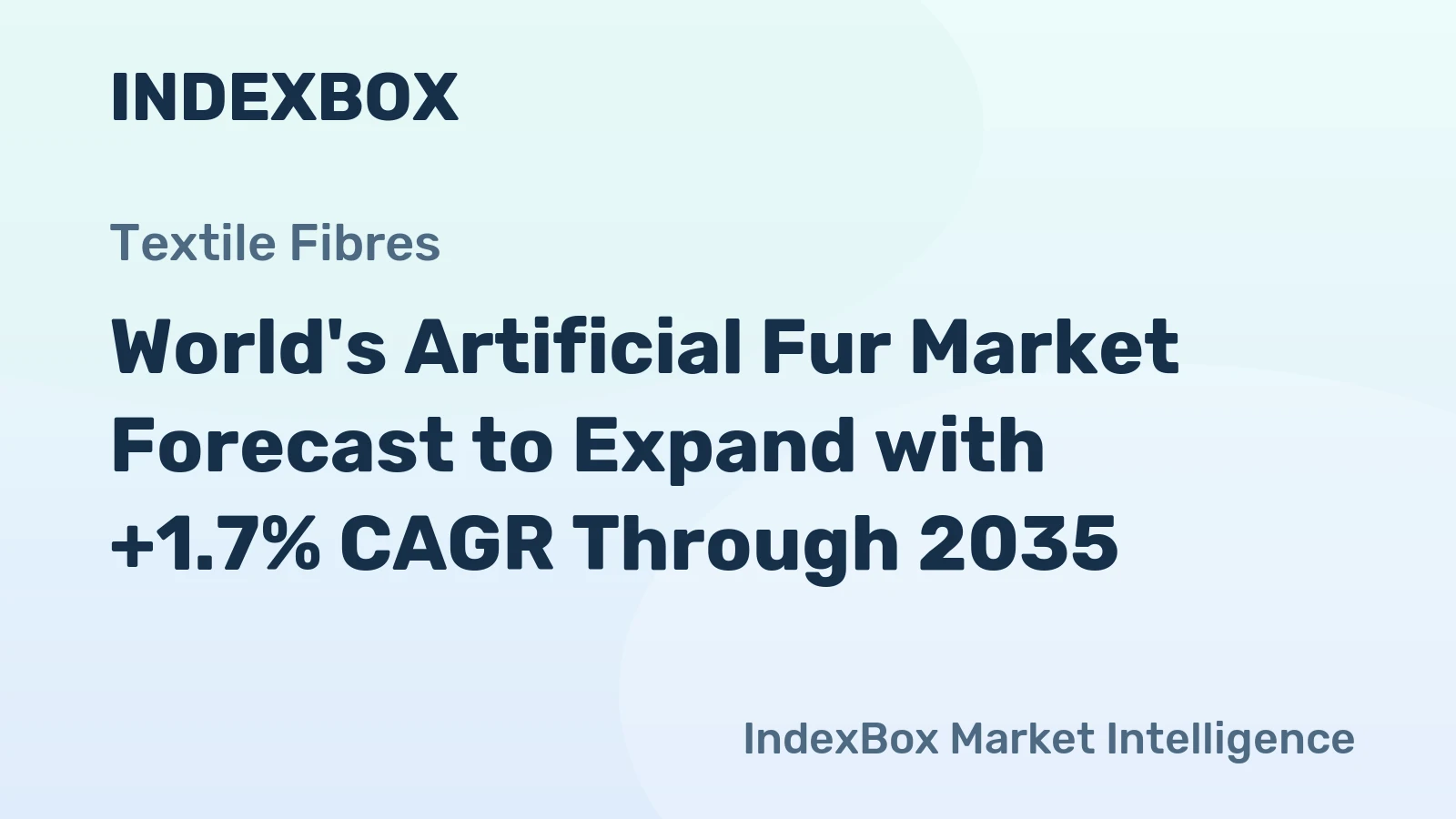 World's Artificial Fur Market Forecast to Expand with +1.7% CAGR Through 2035