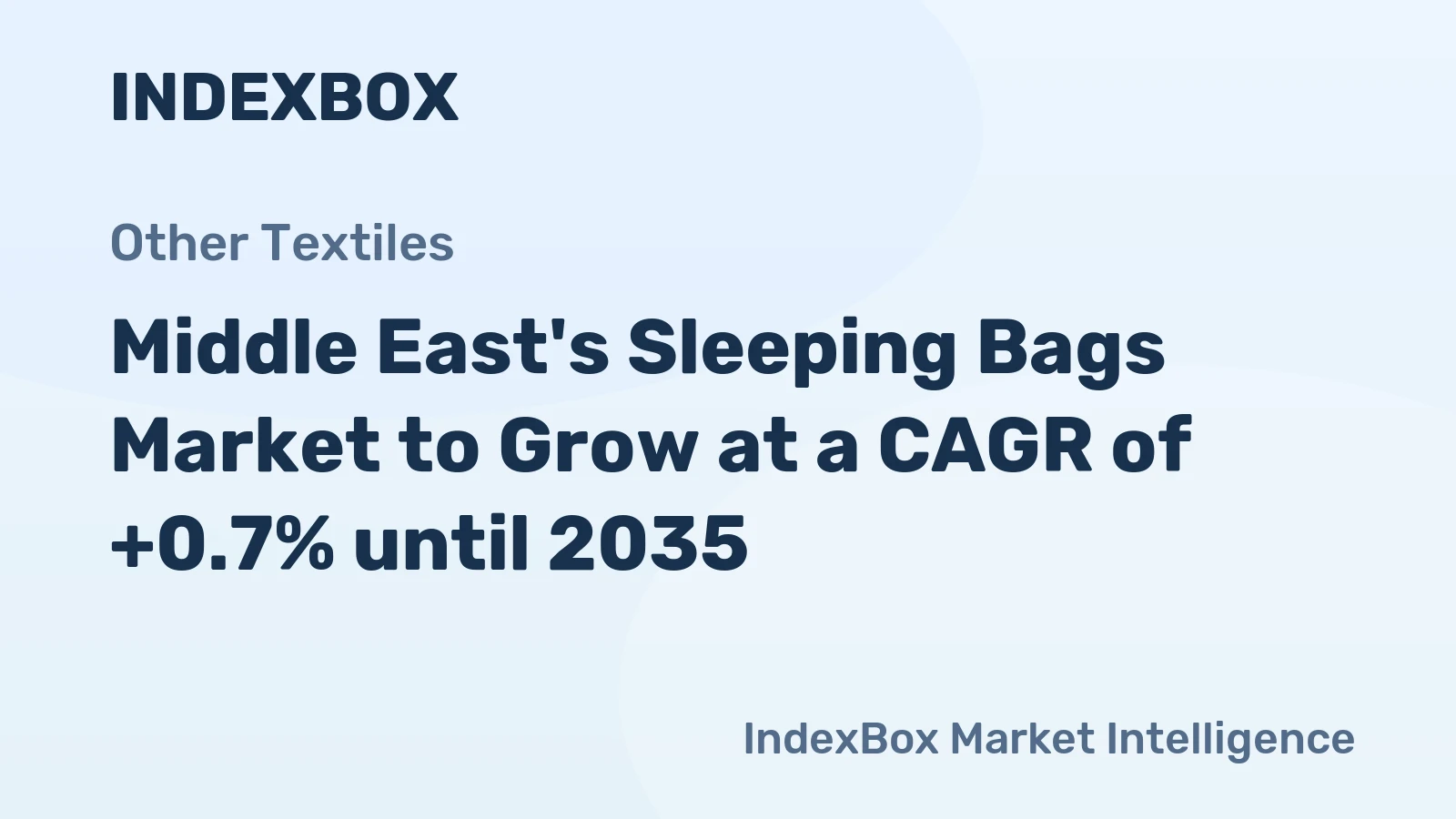 Middle East's Sleeping Bags Market to Grow at a CAGR of +0.7% until 2035