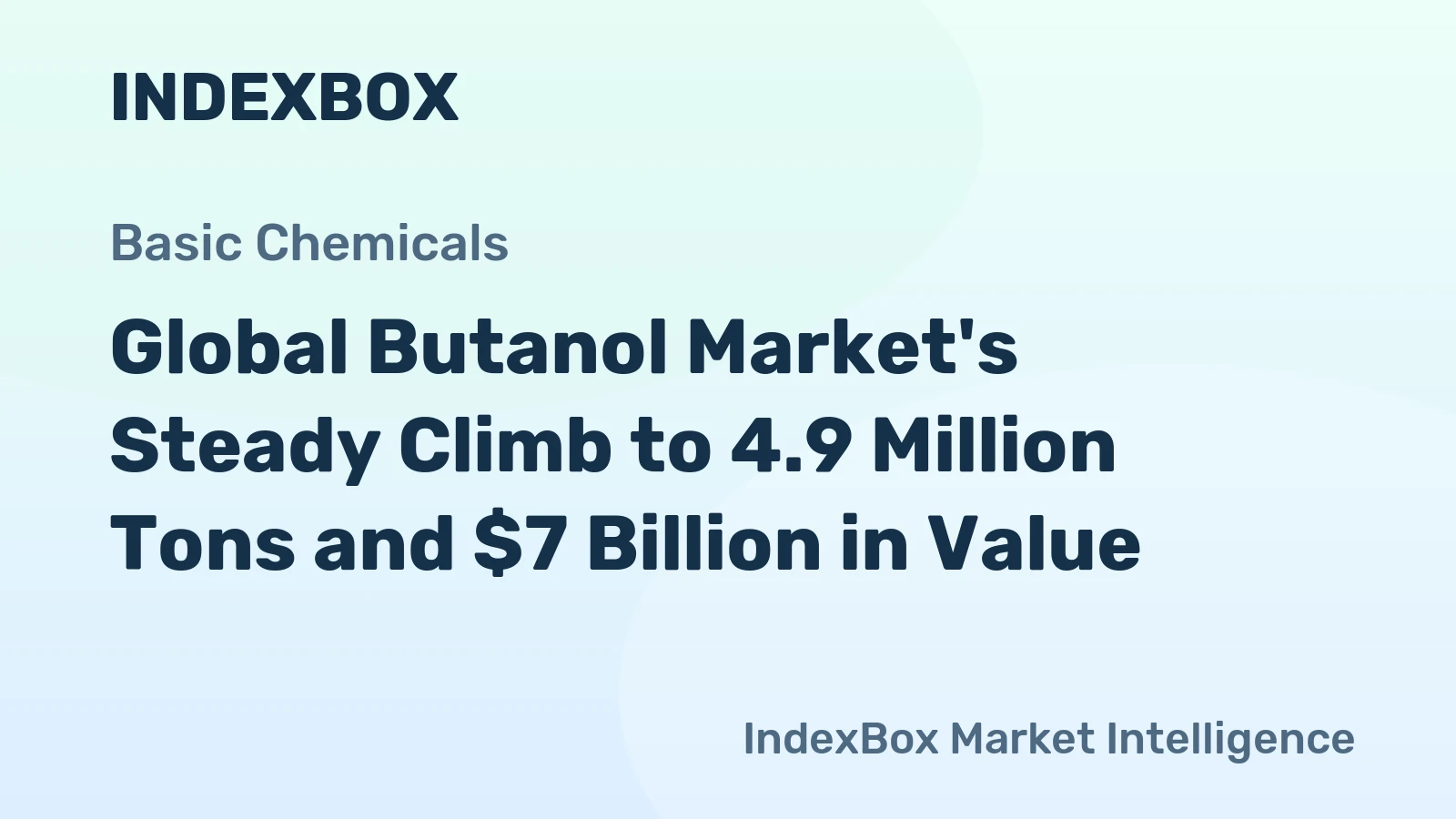Global Butanol Market's Steady Climb to 4.9 Million Tons and $7 Billion in Value