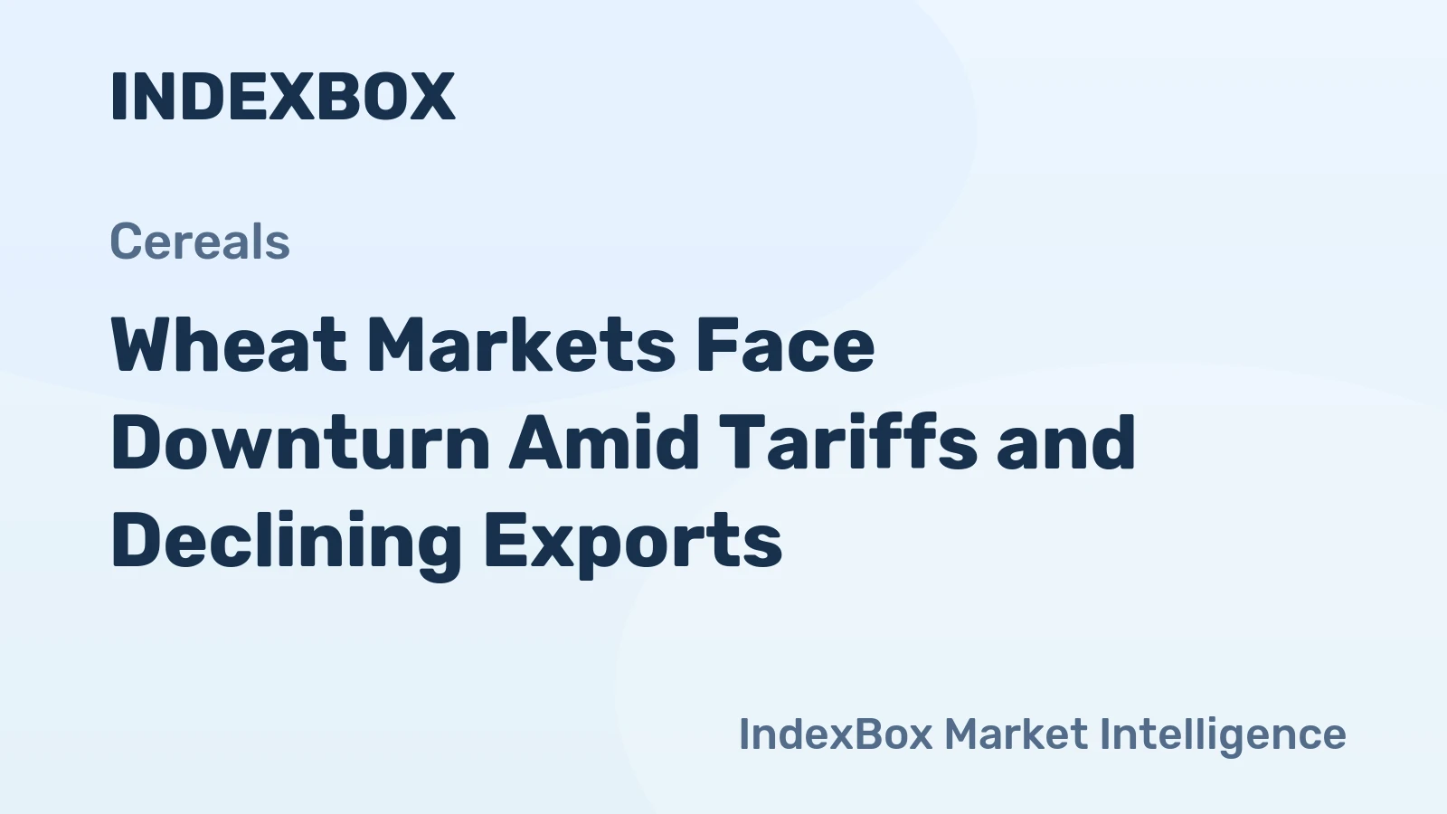 Wheat Markets Face Downturn Amid Tariffs and Declining Exports