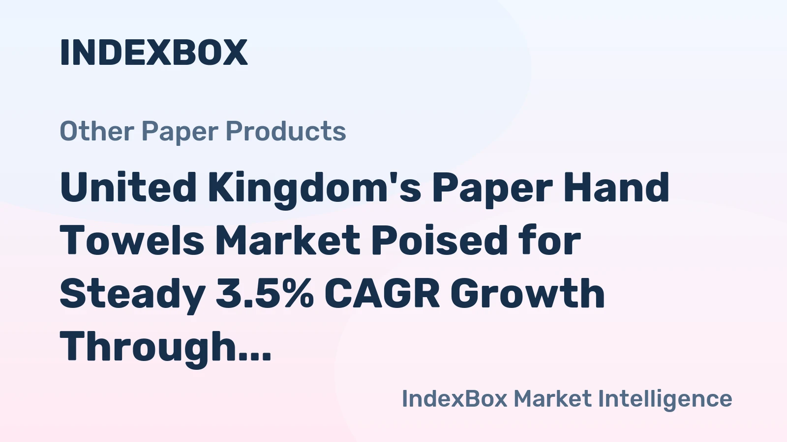 United Kingdom's Paper Hand Towels Market Poised for Steady 3.5% CAGR Growth Through 2035