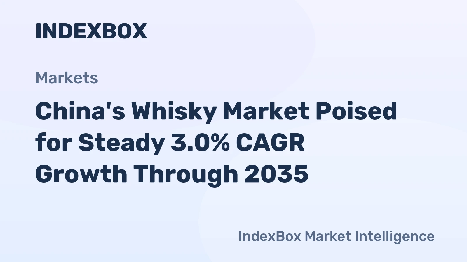 China's Whisky Market Poised for Steady 3.0% CAGR Growth Through 2035