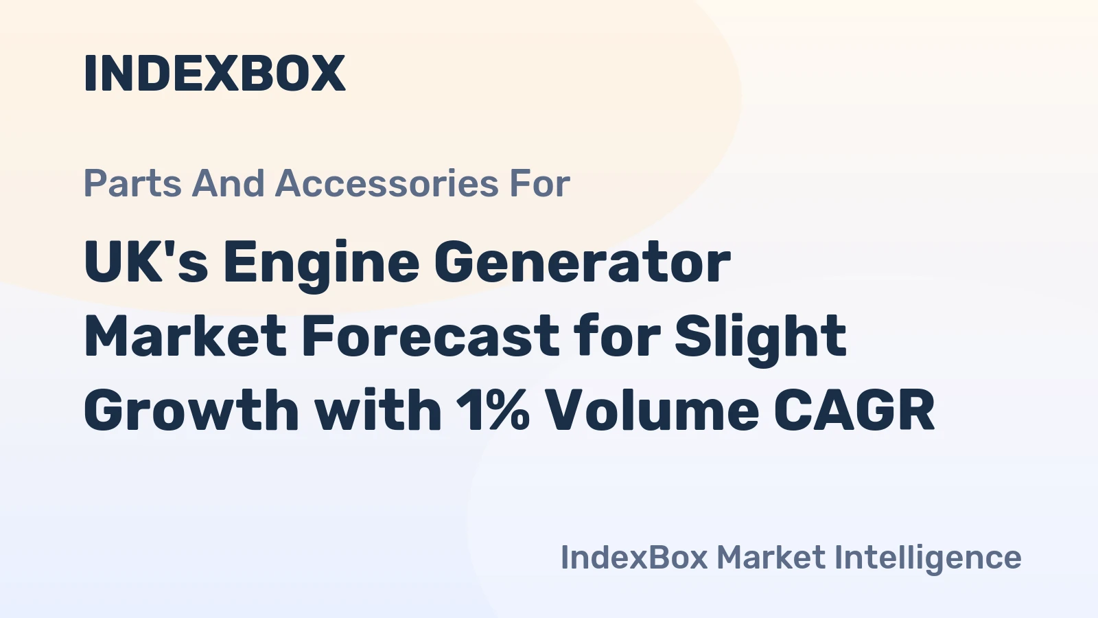 UK's Engine Generator Market Forecast for Slight Growth with 1% Volume CAGR