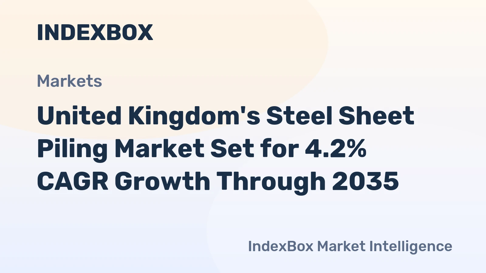 United Kingdom's Steel Sheet Piling Market Set for 4.2% CAGR Growth Through 2035
