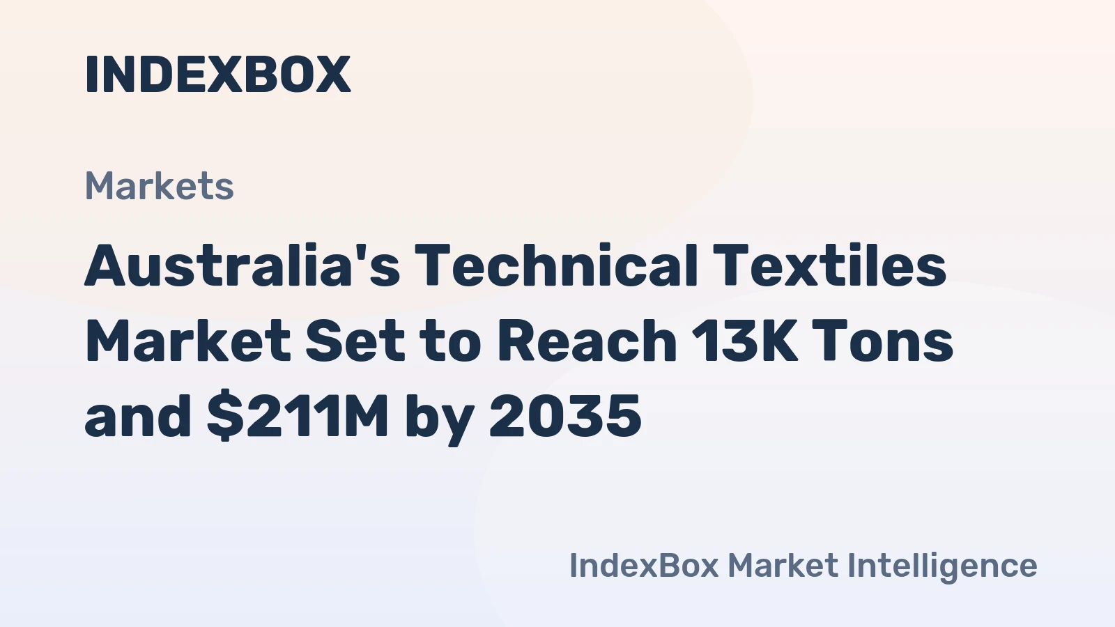 Australia's Technical Textiles Market Set to Reach 13K Tons and $211M by 2035