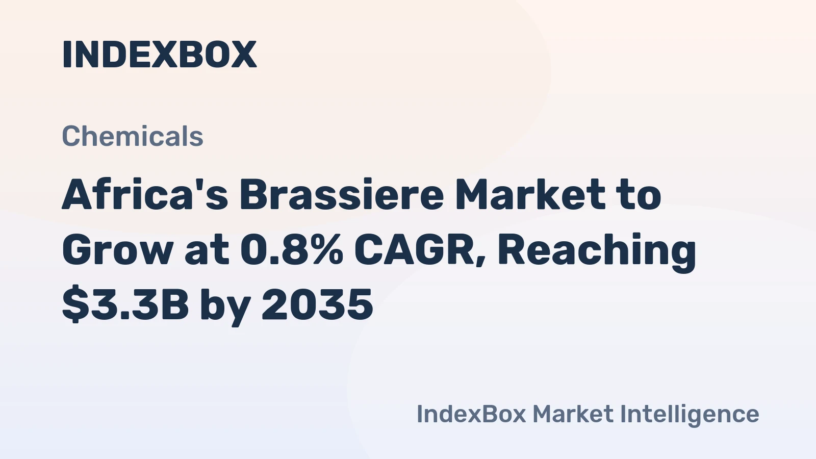 Africa's Brassiere Market to Grow at 0.8% CAGR, Reaching $3.3B by 2035
