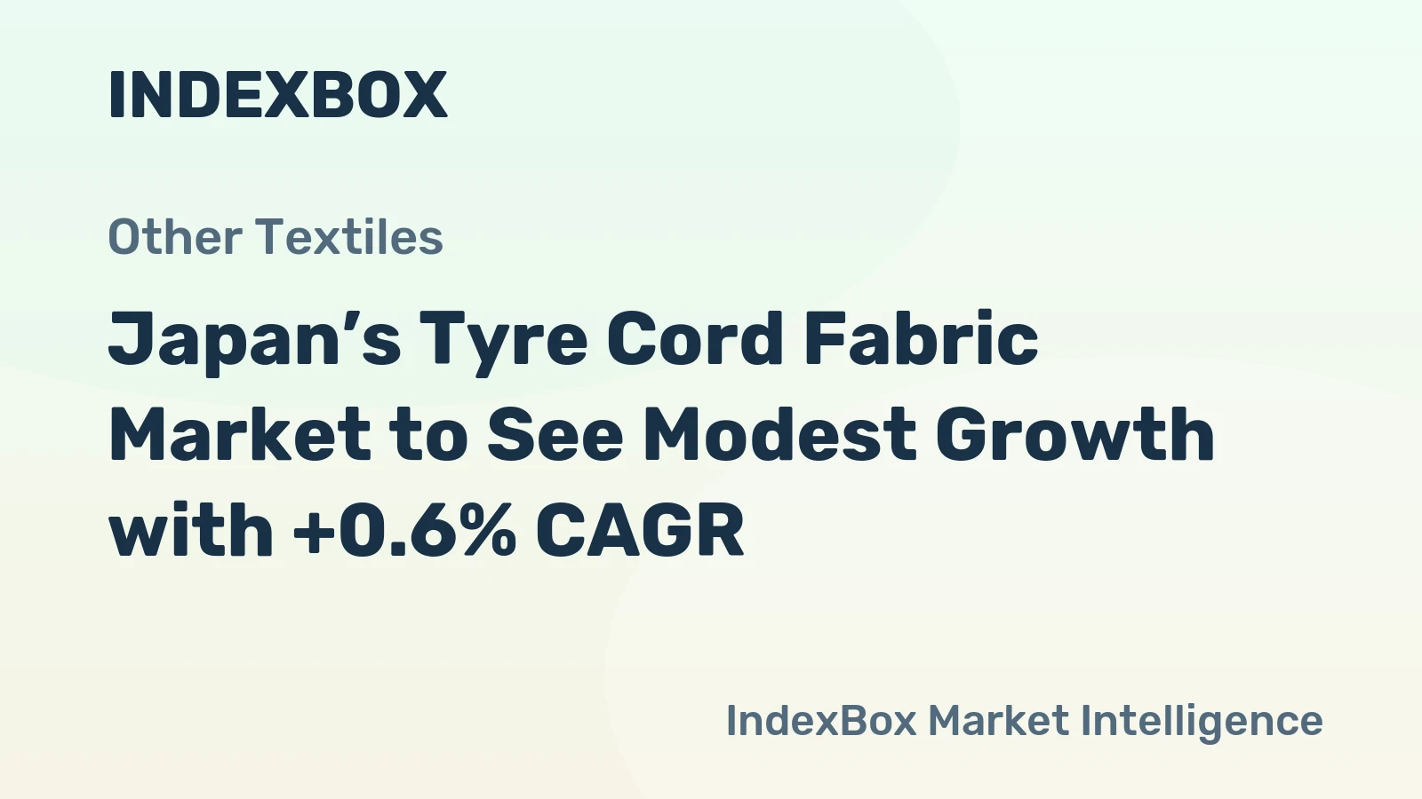 Japan’s Tyre Cord Fabric Market to See Modest Growth with +0.6% CAGR
