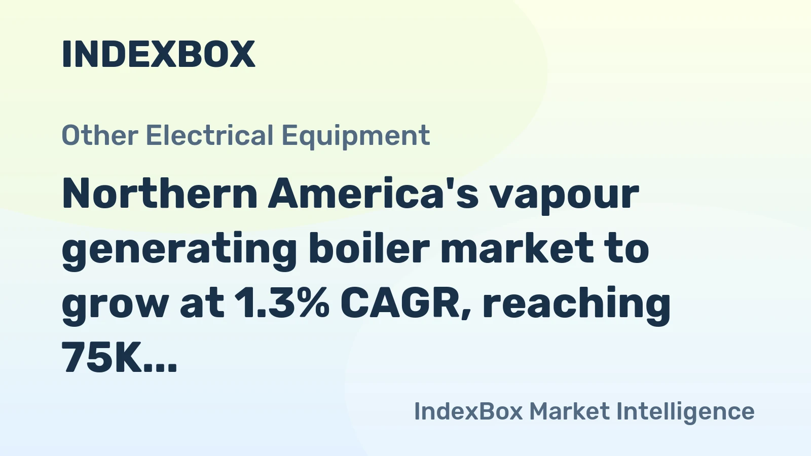 Northern America's vapour generating boiler market to grow at 1.3% CAGR, reaching 75K tons by 2035, driven by sustained demand.