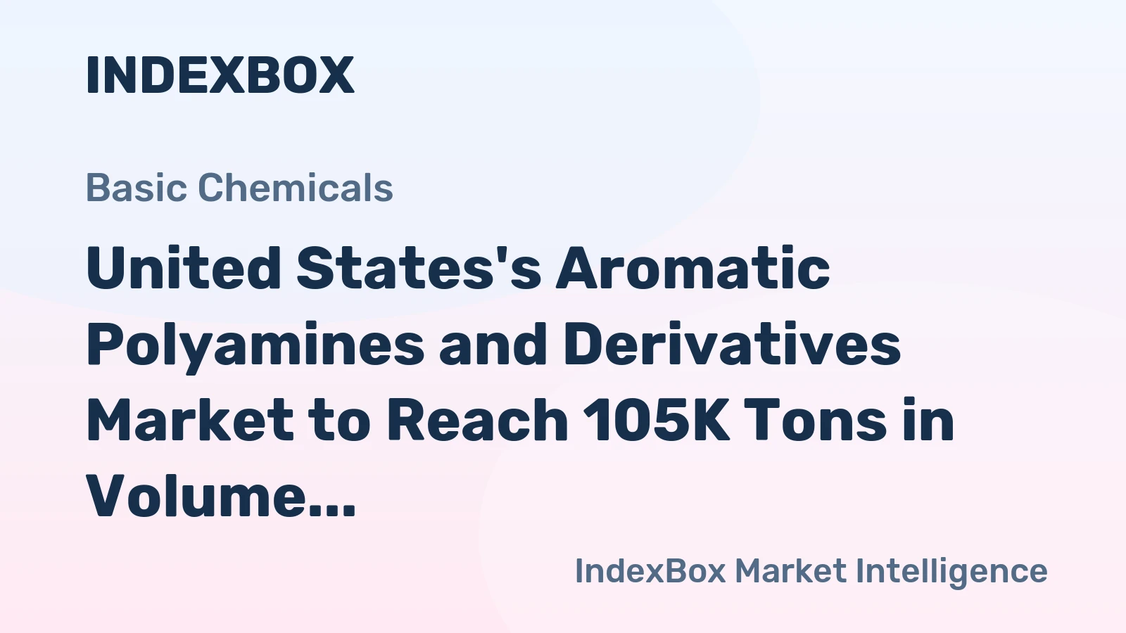 United States's Aromatic Polyamines and Derivatives Market to Reach 105K Tons in Volume and $469M in Value by 2035