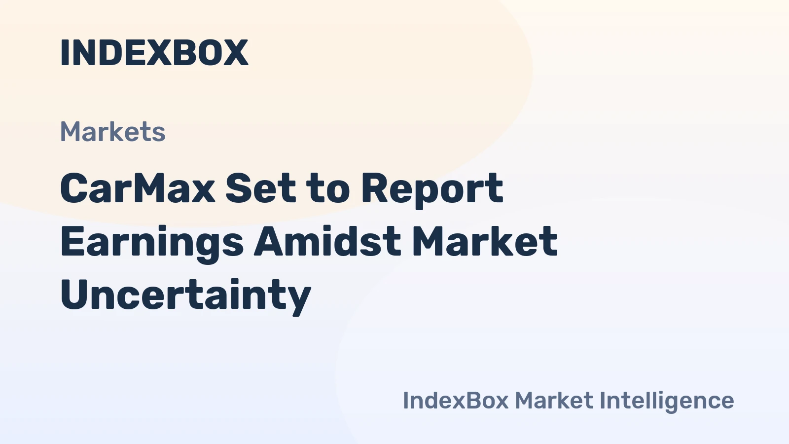 CarMax Set to Report Earnings Amidst Market Uncertainty