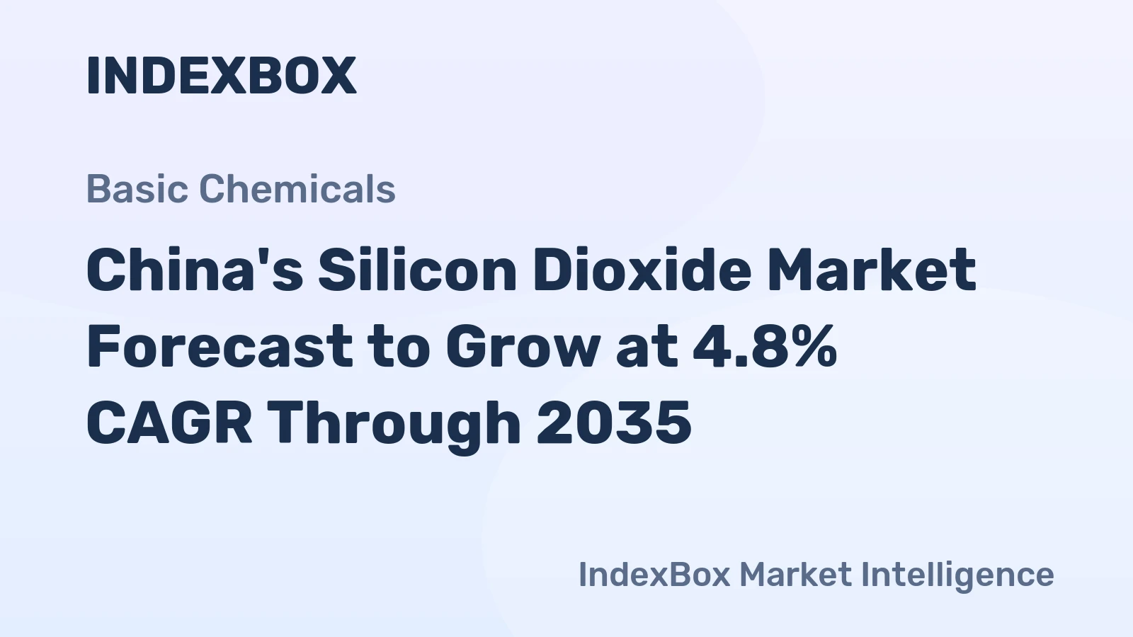 China's Silicon Dioxide Market Forecast to Grow at 4.8% CAGR Through 2035