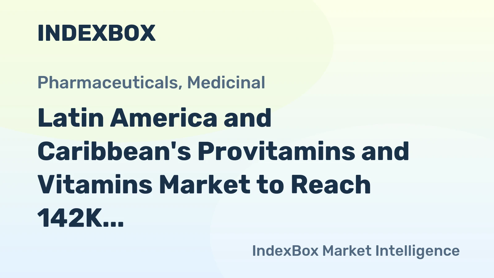 Latin America and Caribbean's Provitamins and Vitamins Market to Reach 142K Tons and $2.1B by 2035