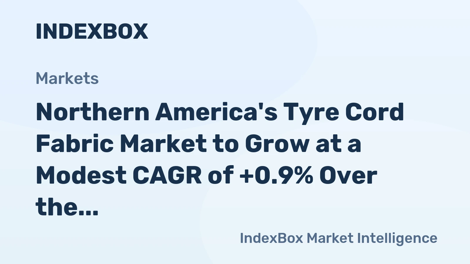 Northern America's Tyre Cord Fabric Market to Grow at a Modest CAGR of +0.9% Over the Next Decade