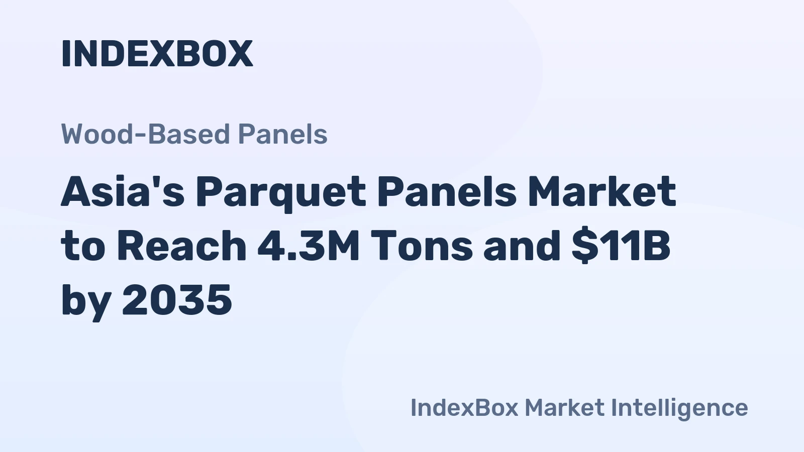 Asia's Parquet Panels Market to Reach 4.3M Tons and $11B by 2035