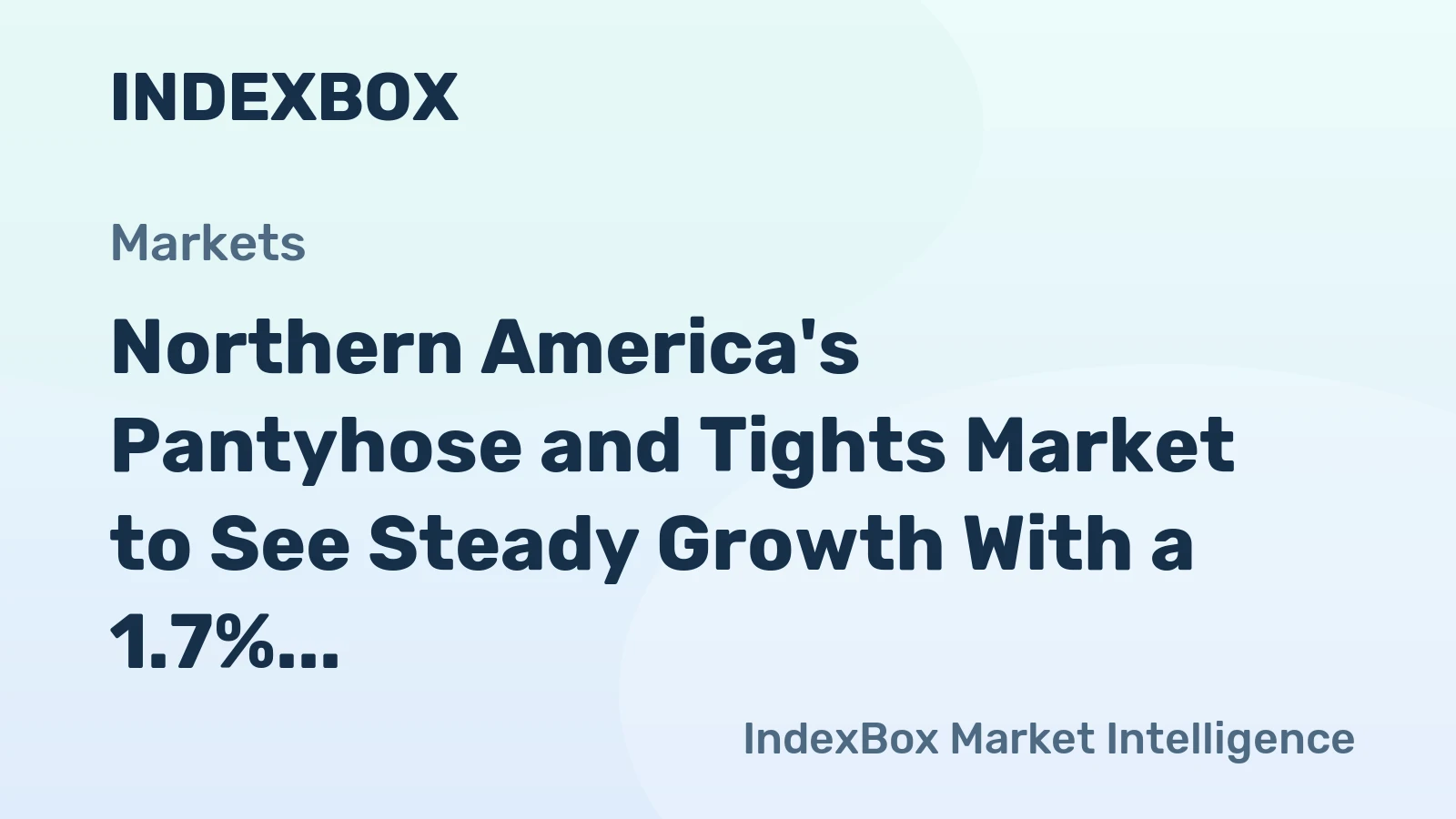 Northern America's Pantyhose and Tights Market to See Steady Growth With a 1.7% CAGR Through 2035