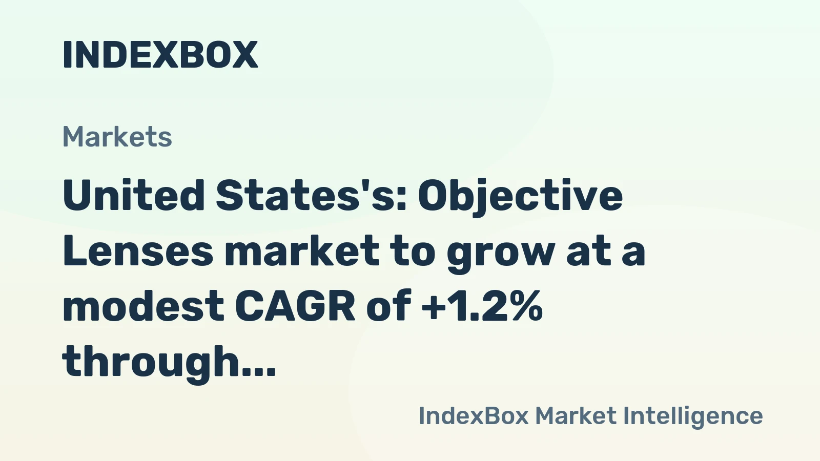 United States's: Objective Lenses market to grow at a modest CAGR of +1.2% through 2035, reaching 13M units, driven by sustained demand from camera and projector applications.