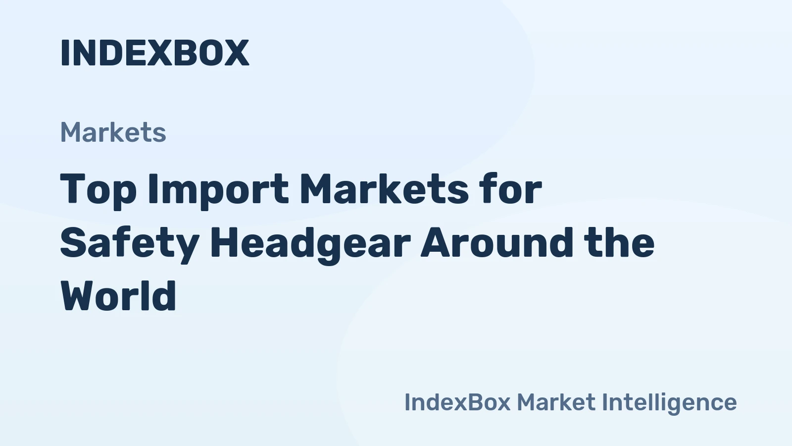 Top Import Markets for Safety Headgear Around the World